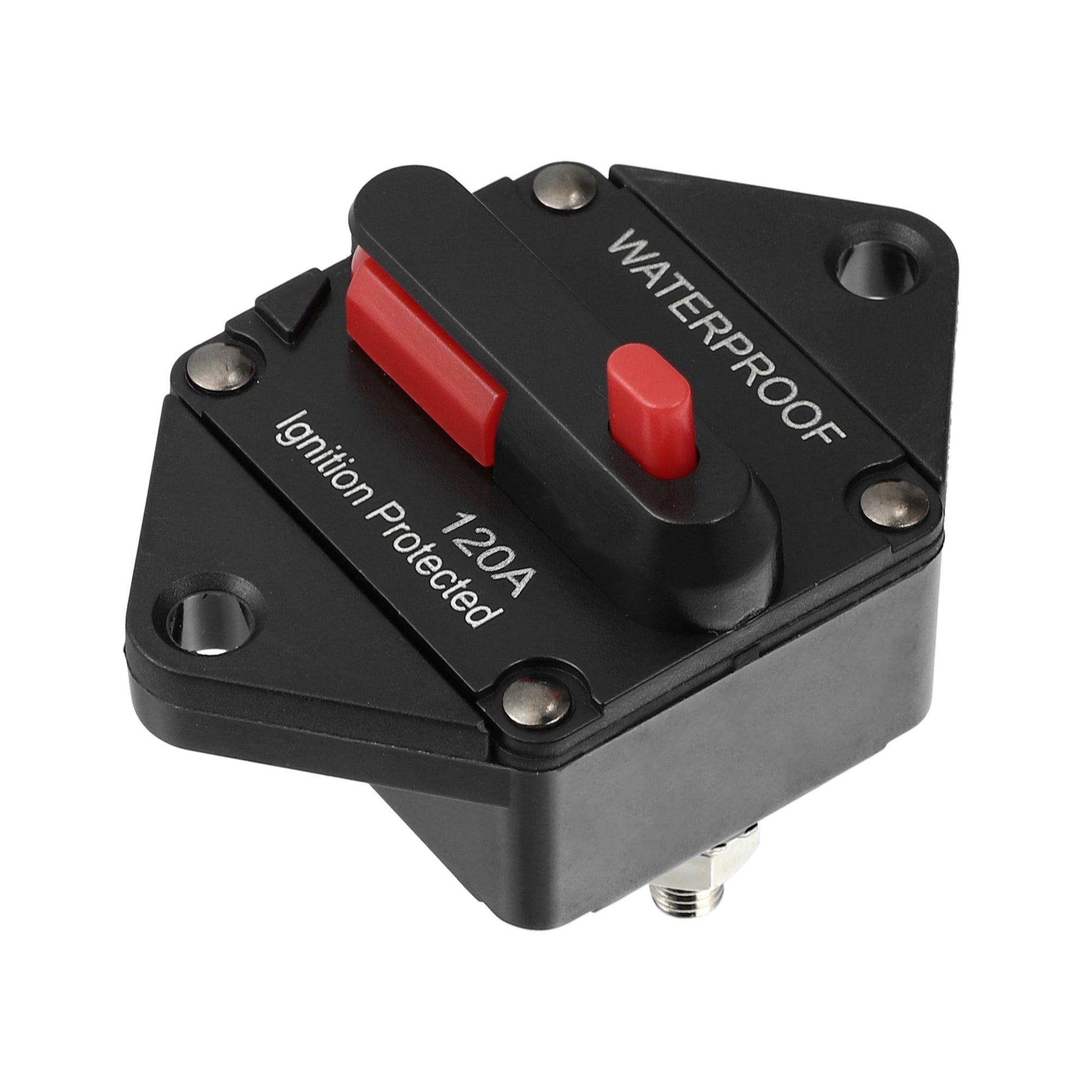 Waterproof 120A Circuit Breaker with Auto Reset Fuse Inline Holder ...