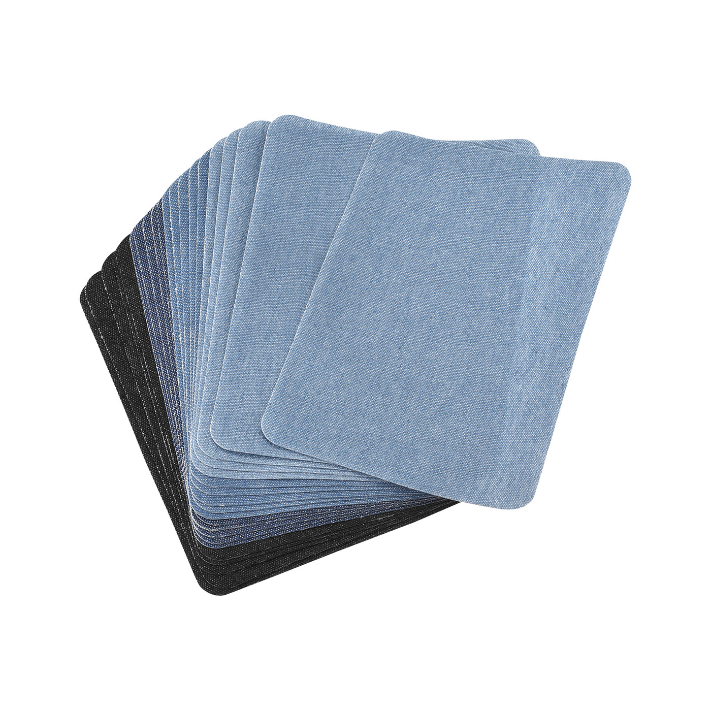 Fabric Patch Iron-on Patches 4 Colors 4.9"x3.7" for Clothes Pack of 20 ...