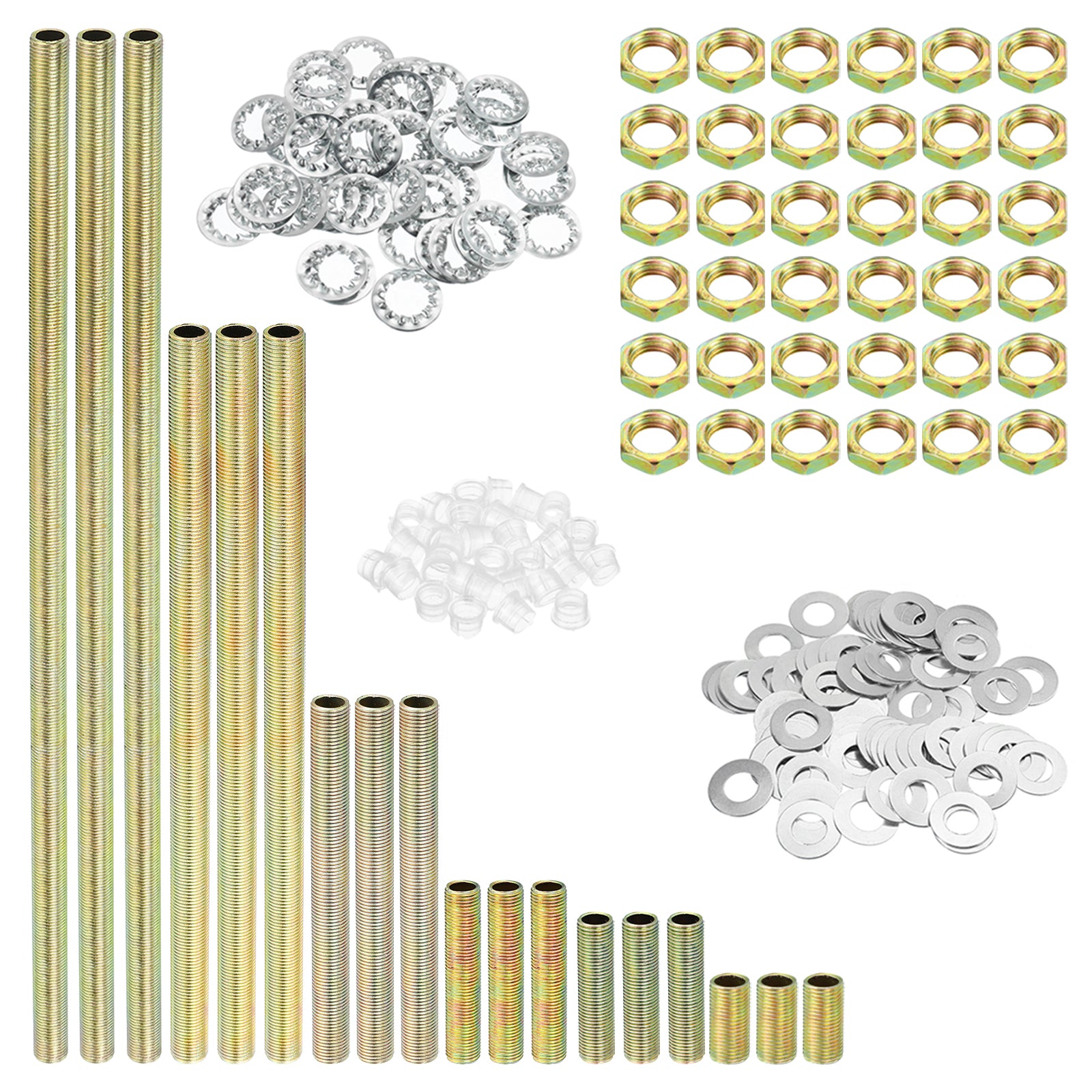 1/8IP Thread Lamp Repair Hardware Assortment Pack, 3 Set with All ...