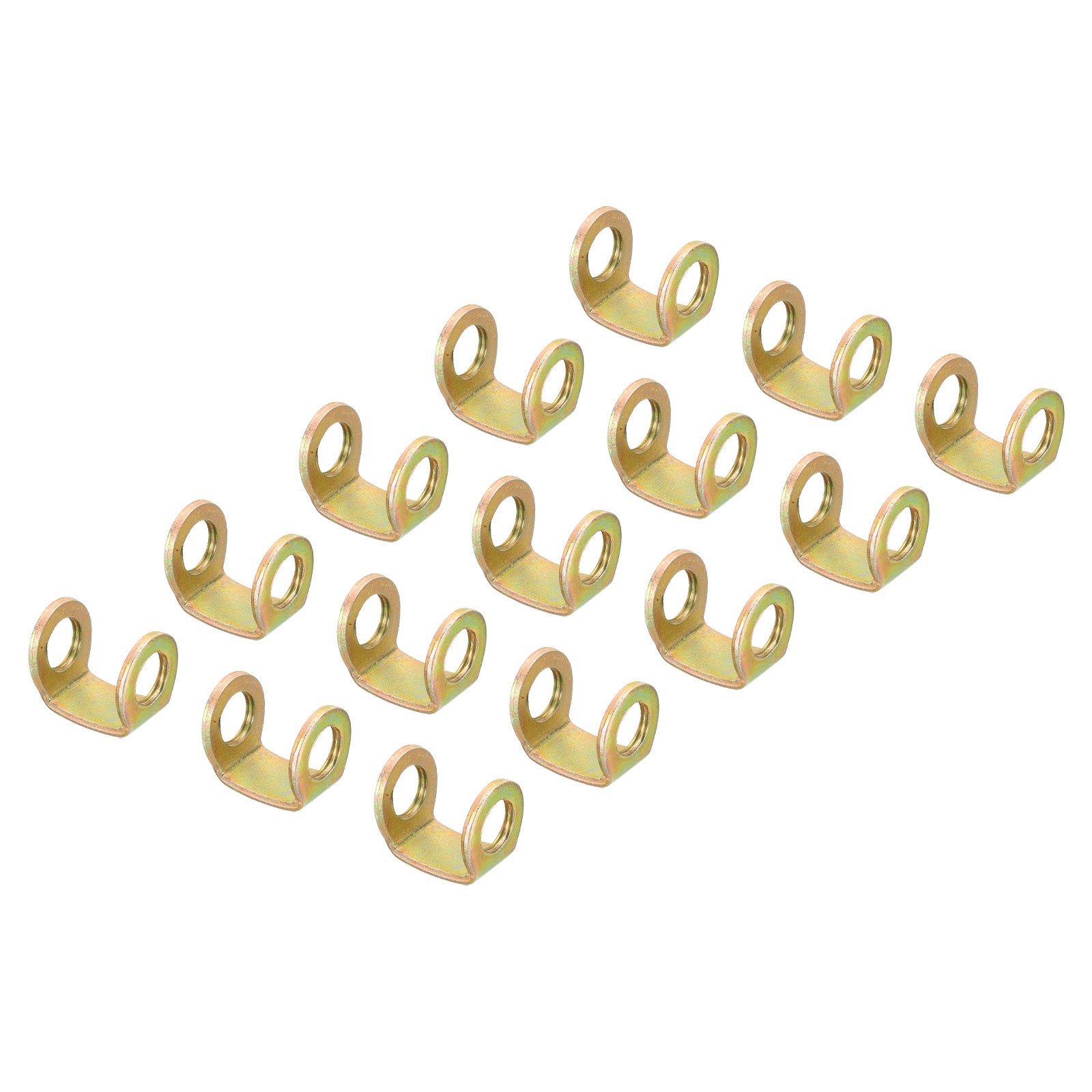 M10x1mm Round Coupling Nut, 15 Pack 20mm Threaded Tube Pipe Connector ...