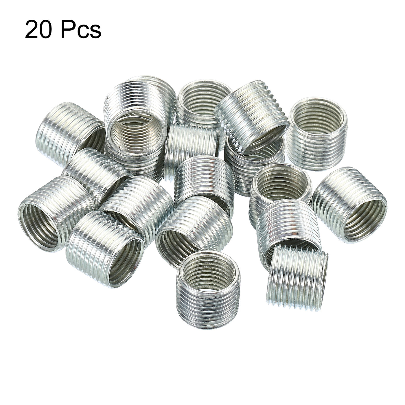 20pcs M12 to M10 Thread Adapters Sleeve Reducing Nut 10mm Screw Pipe ...