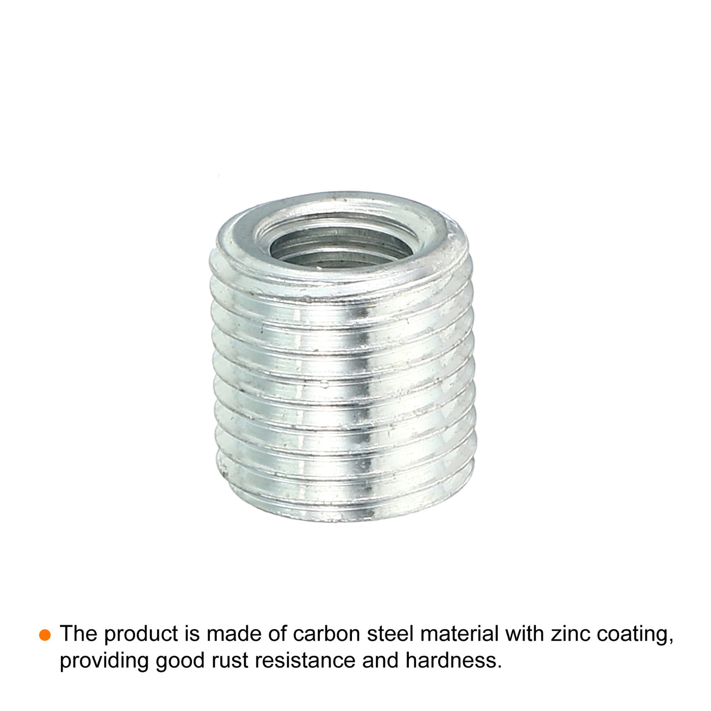 2set M10xM6 M10xM8 M12xM10 Thread Adapters Sleeve Reducing Nut 10mm ...