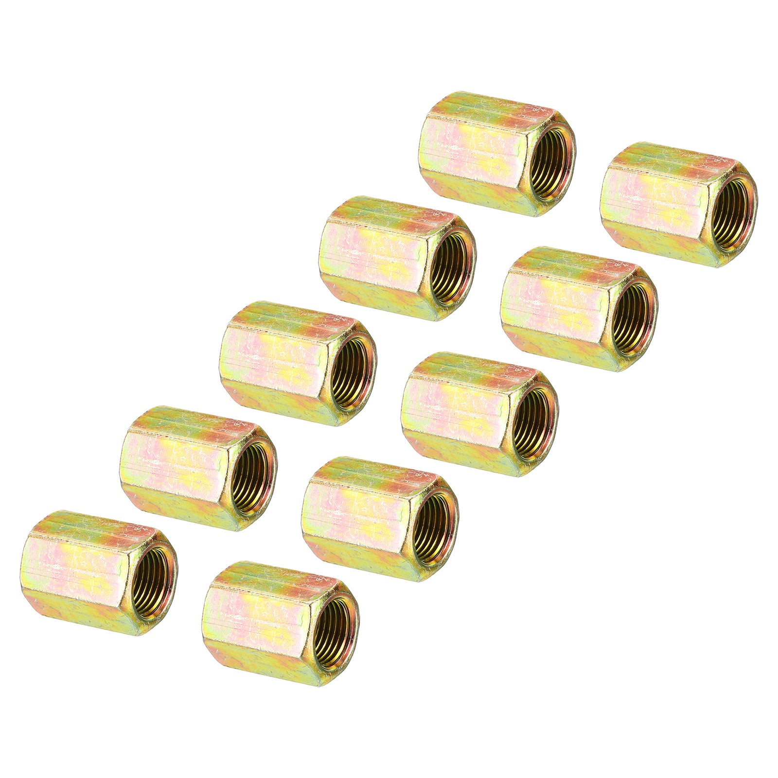 1/8IP Hex Coupling Nut, 10 Pack Female Thread Connector 20mm Hexagonal ...