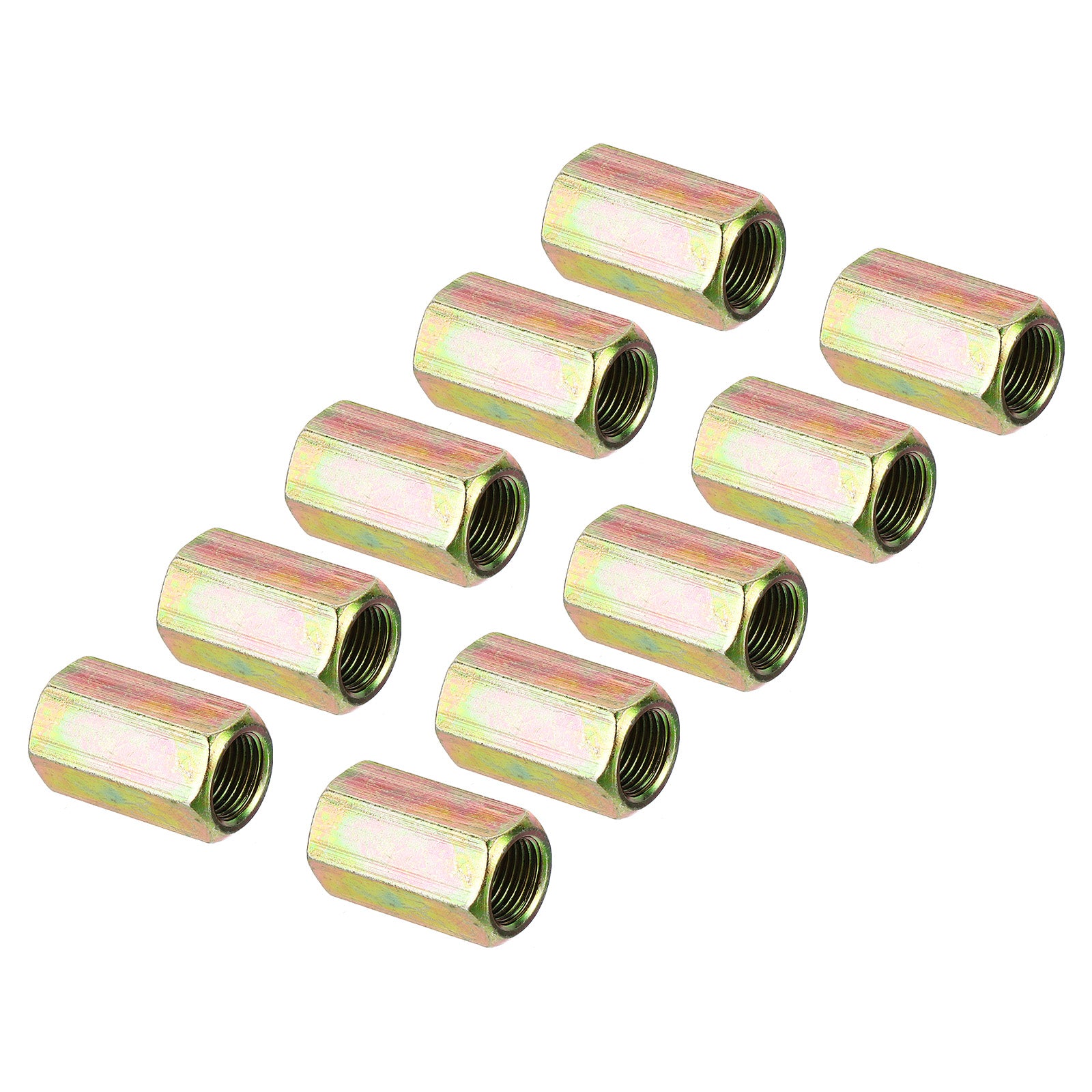 1/8IP Hex Coupling Nut, 10 Pack Female Thread Connector 25mm Hexagonal ...
