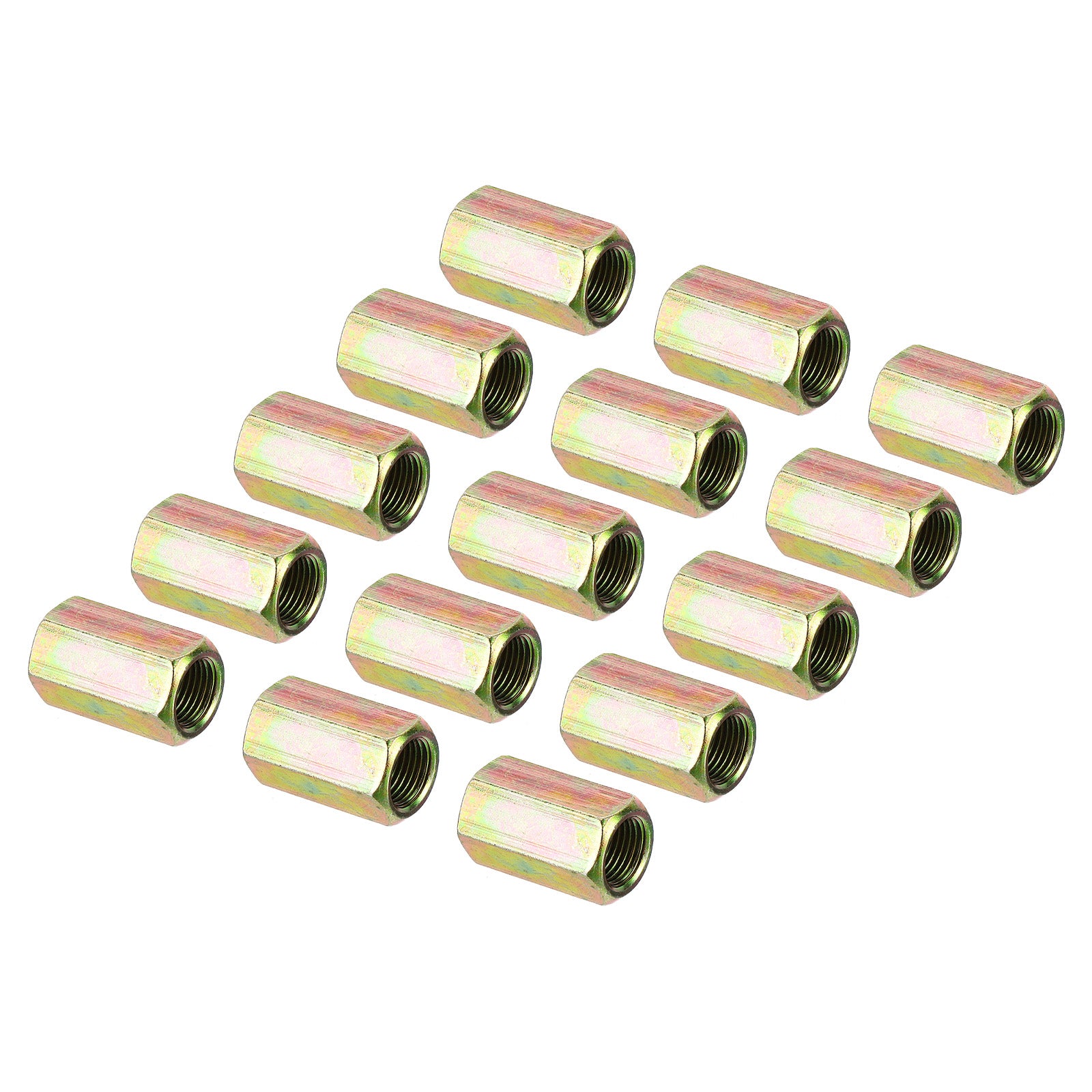 1/8IP Hex Coupling Nut, 15 Pack Female Thread Connector 25mm Hexagonal ...