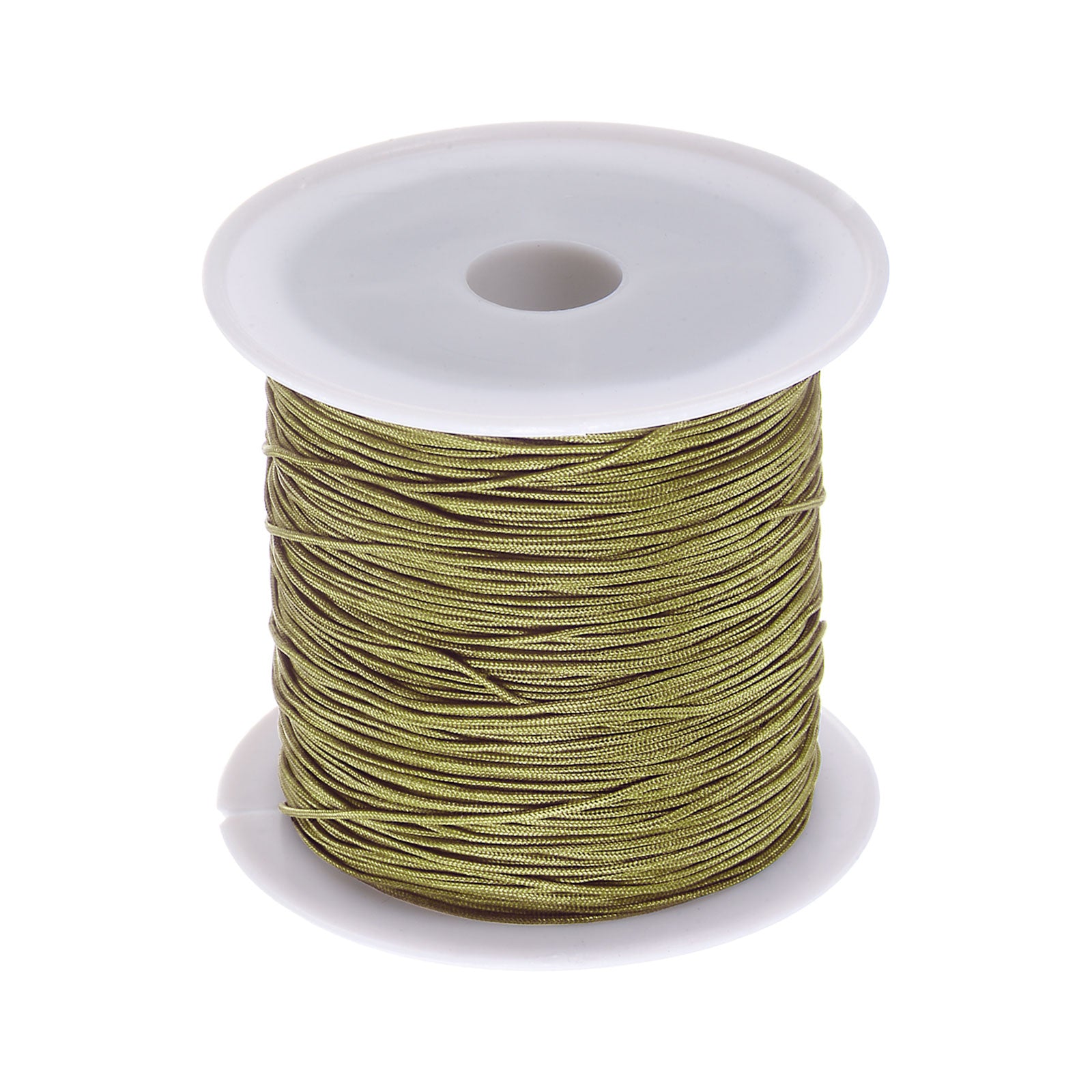 1 Roll Nylon Beading Thread Knotting Cord 0.6mm 50 Yard Satin String ...