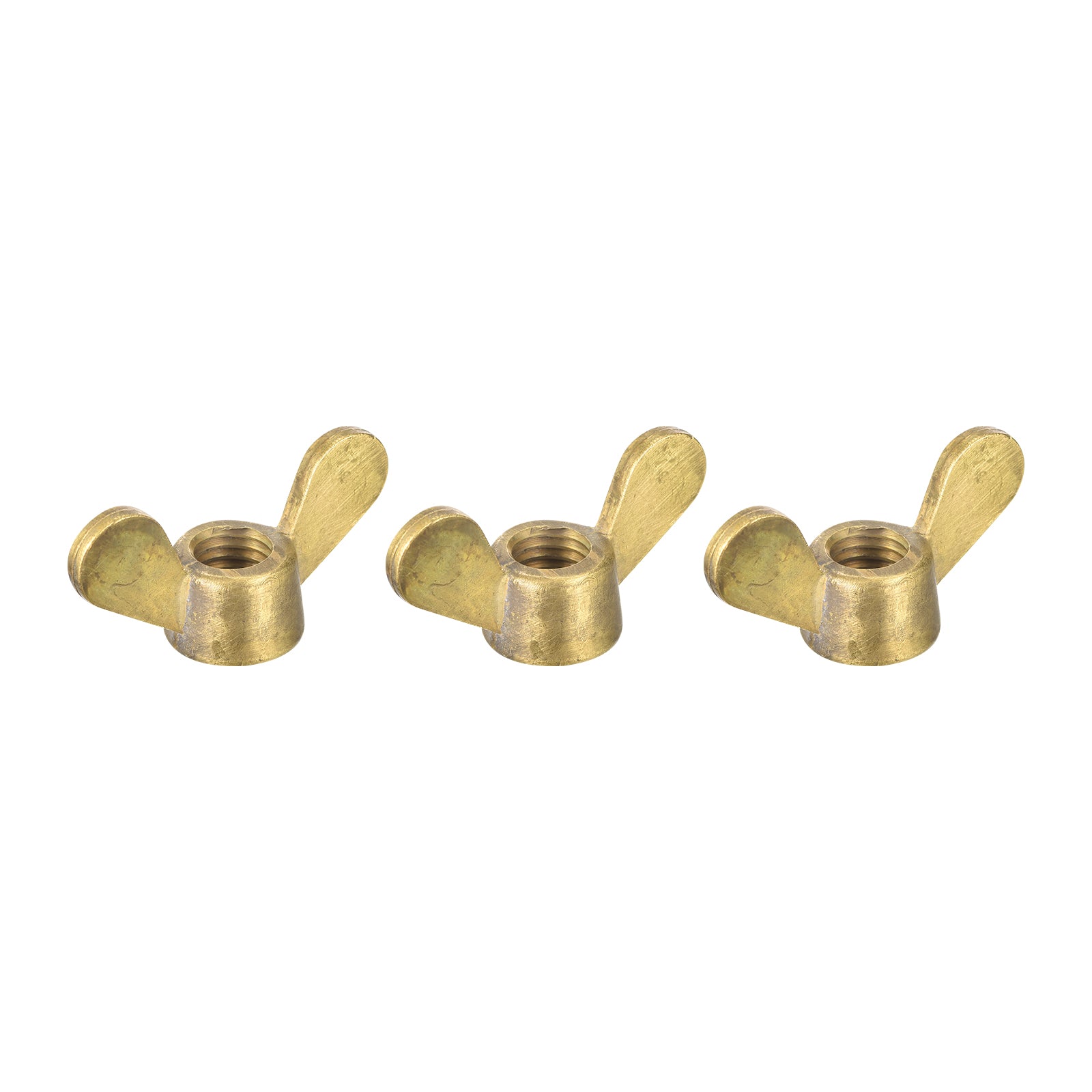 Uxcell Brass Wing Nuts, M14 Butterfly Nut Hand Twist Tighten Fasteners ...