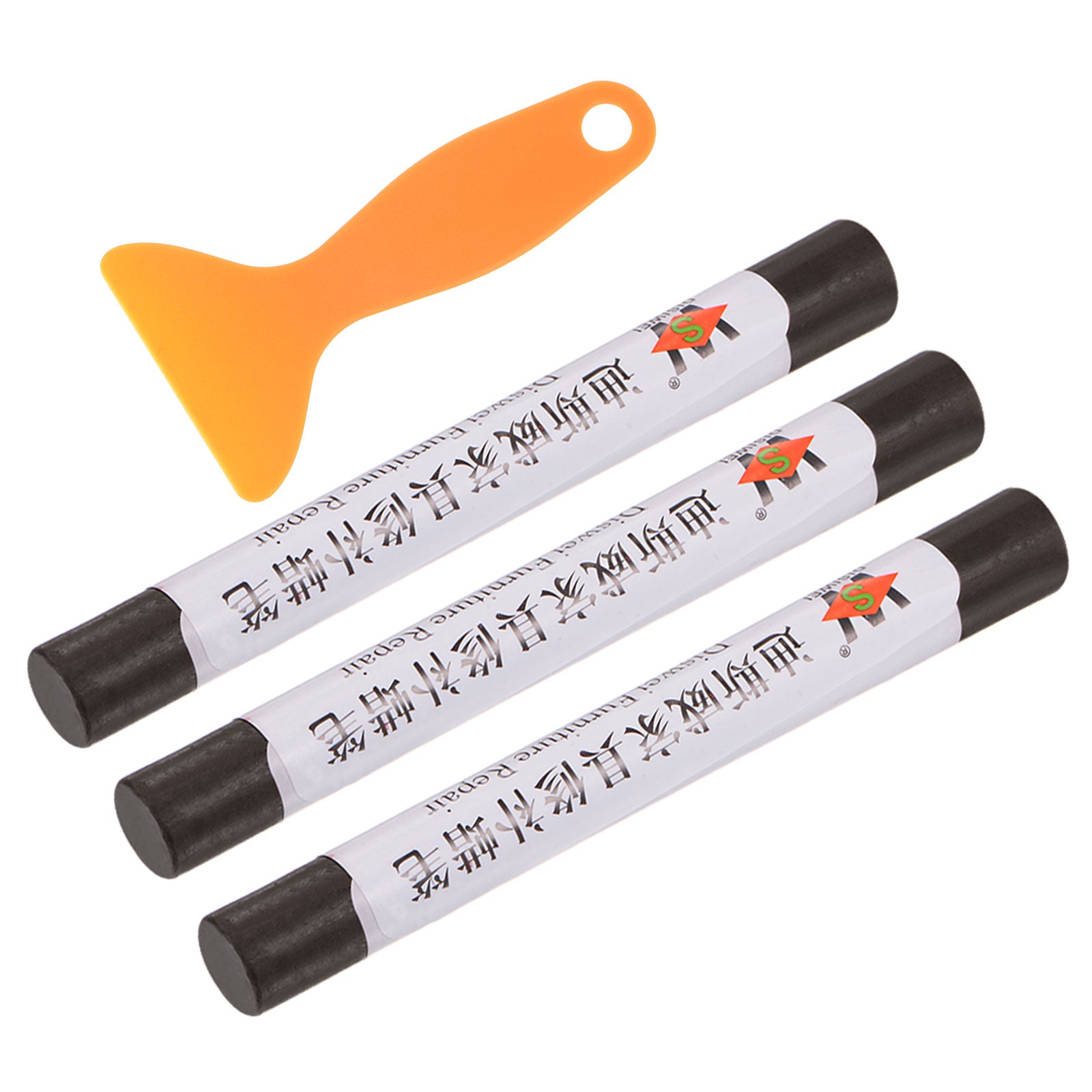 Wood Furniture Repair Kit 3pcs Markers with Spatula, Shadow Grey ...