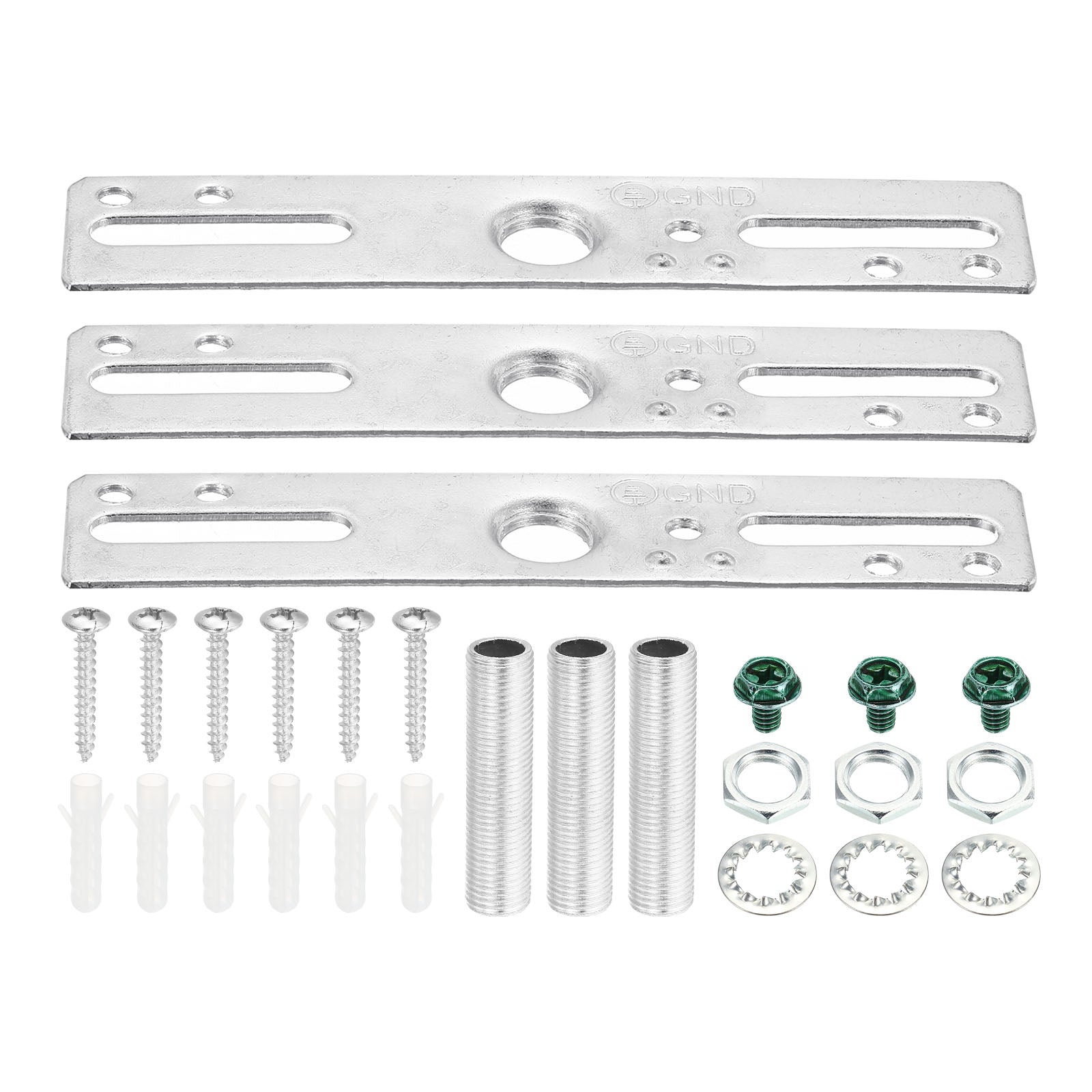 4" Ceiling Light Plate Kit, 3 Pack Light Crossbar Mounting Bracket ...