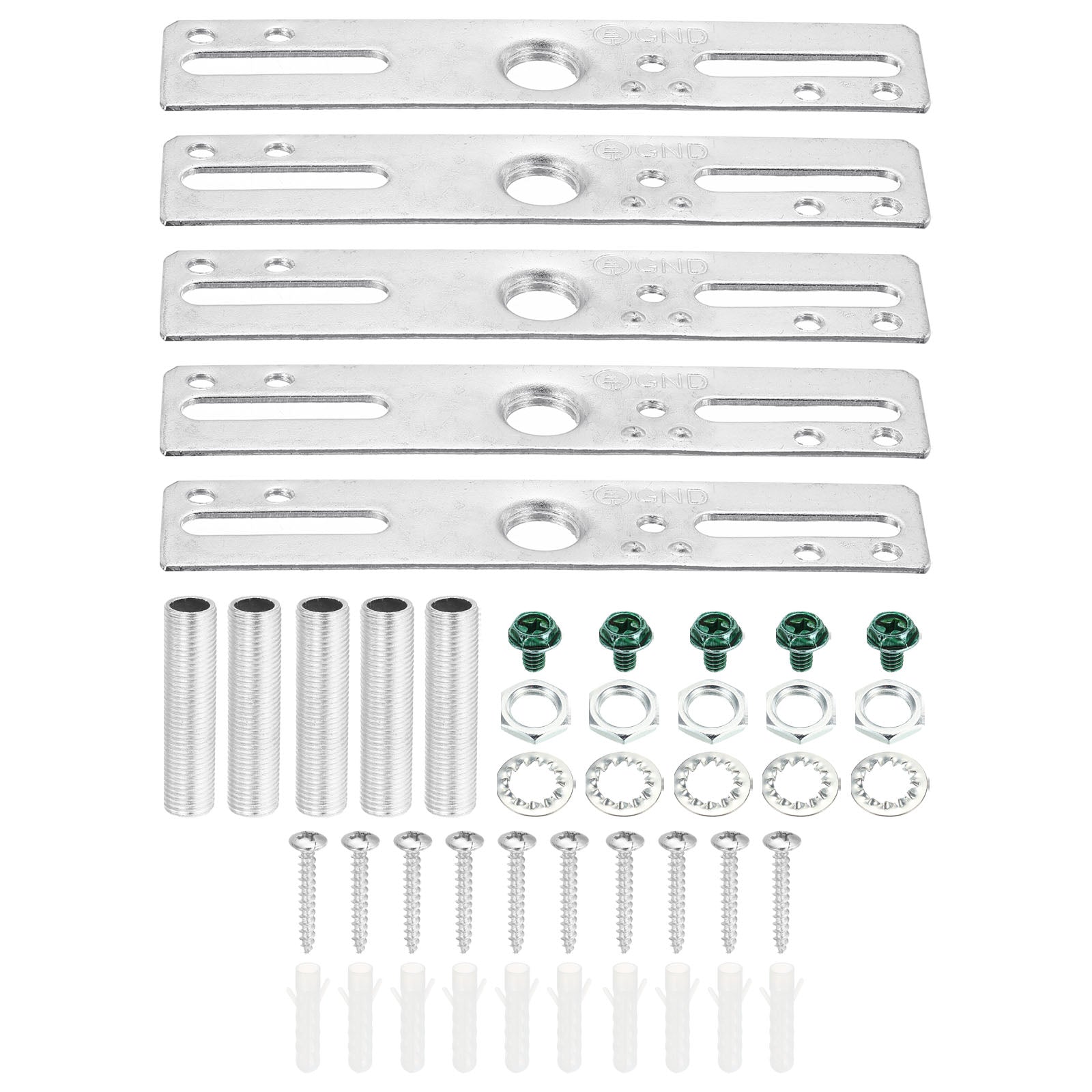 4" Ceiling Light Plate Kit, 5 Pack Light Crossbar Mounting Bracket ...
