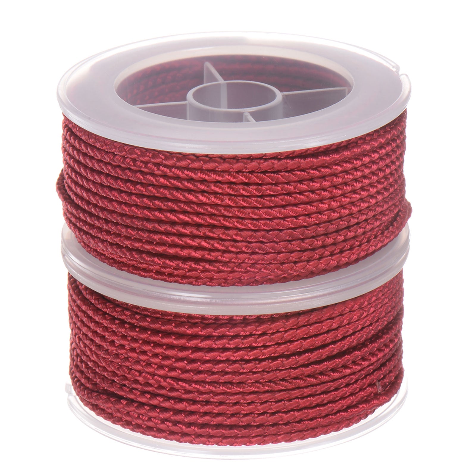 2pcs Nylon Thread Twine Beading Cord 2mm Braided String 11M/36 Feet ...