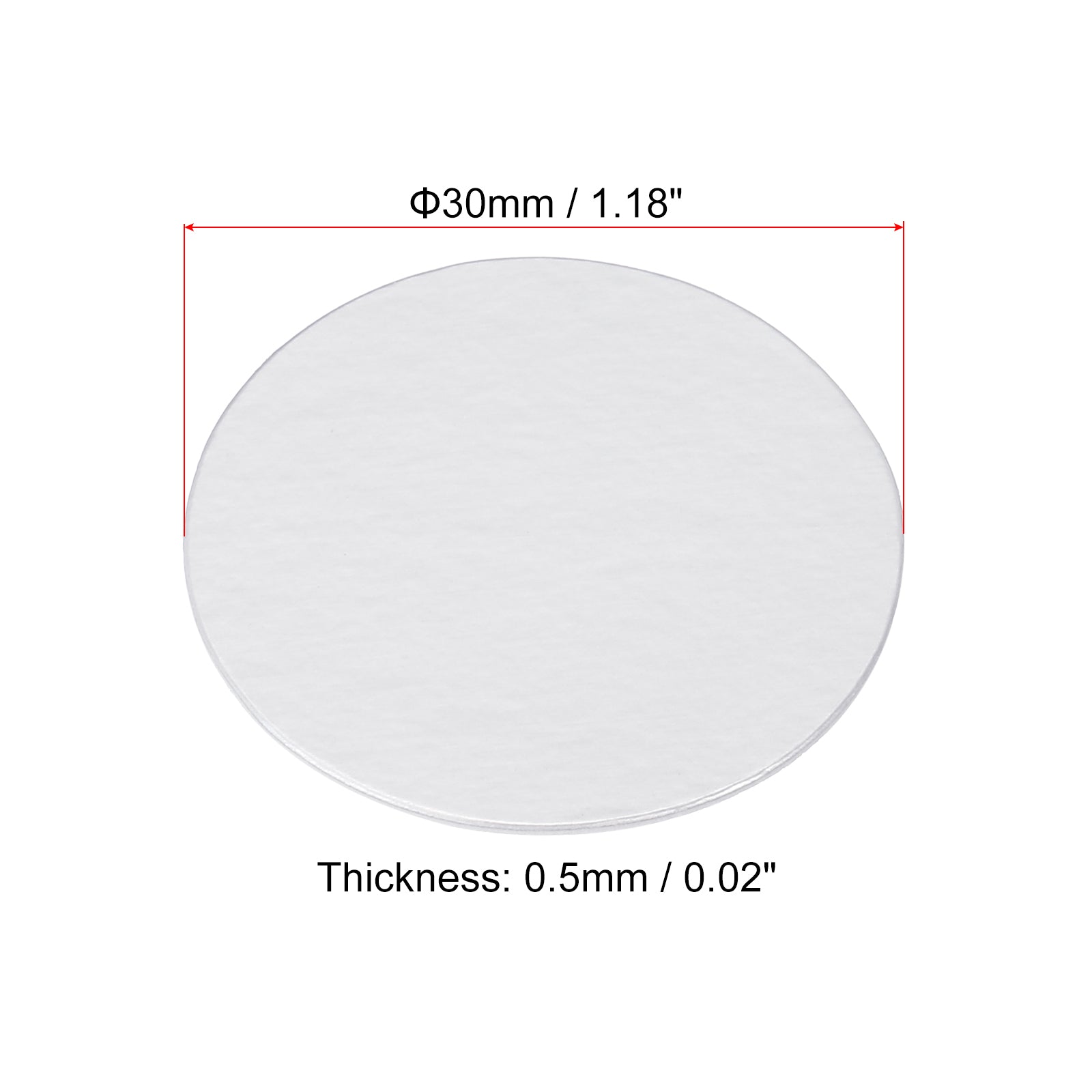 30mm/1.18" Aluminum Foil Cap Liner, 150 Pack Resistant Tamper Induction ...