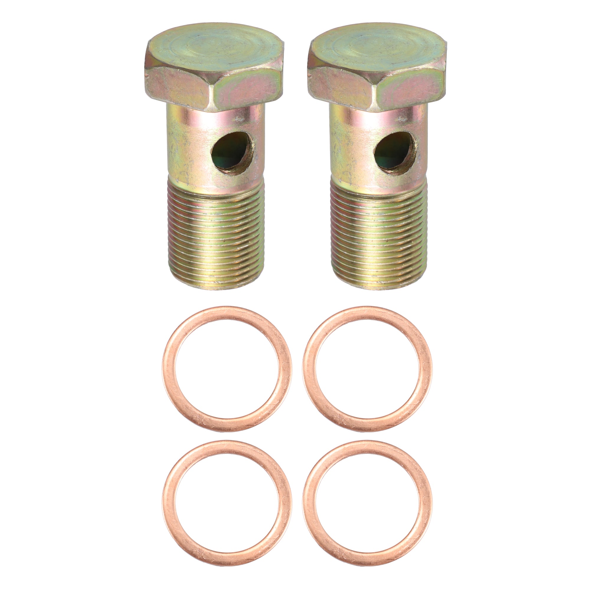 2 Set Banjo Bolt Brake Fitting Adapter Kit M22x1.5 Brake Line Thread ...