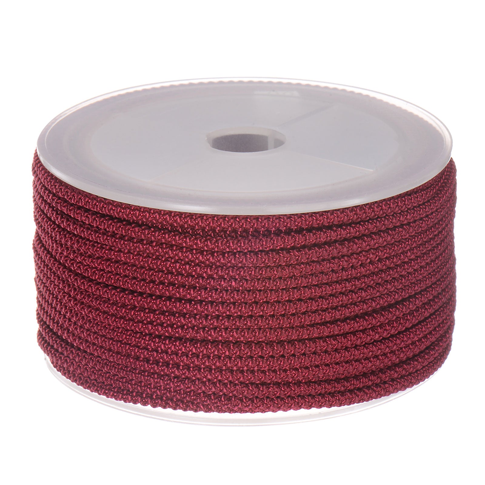 Nylon Beading Thread Cord 2mm Braided Nylon String 15M/49 Feet, Maroon ...