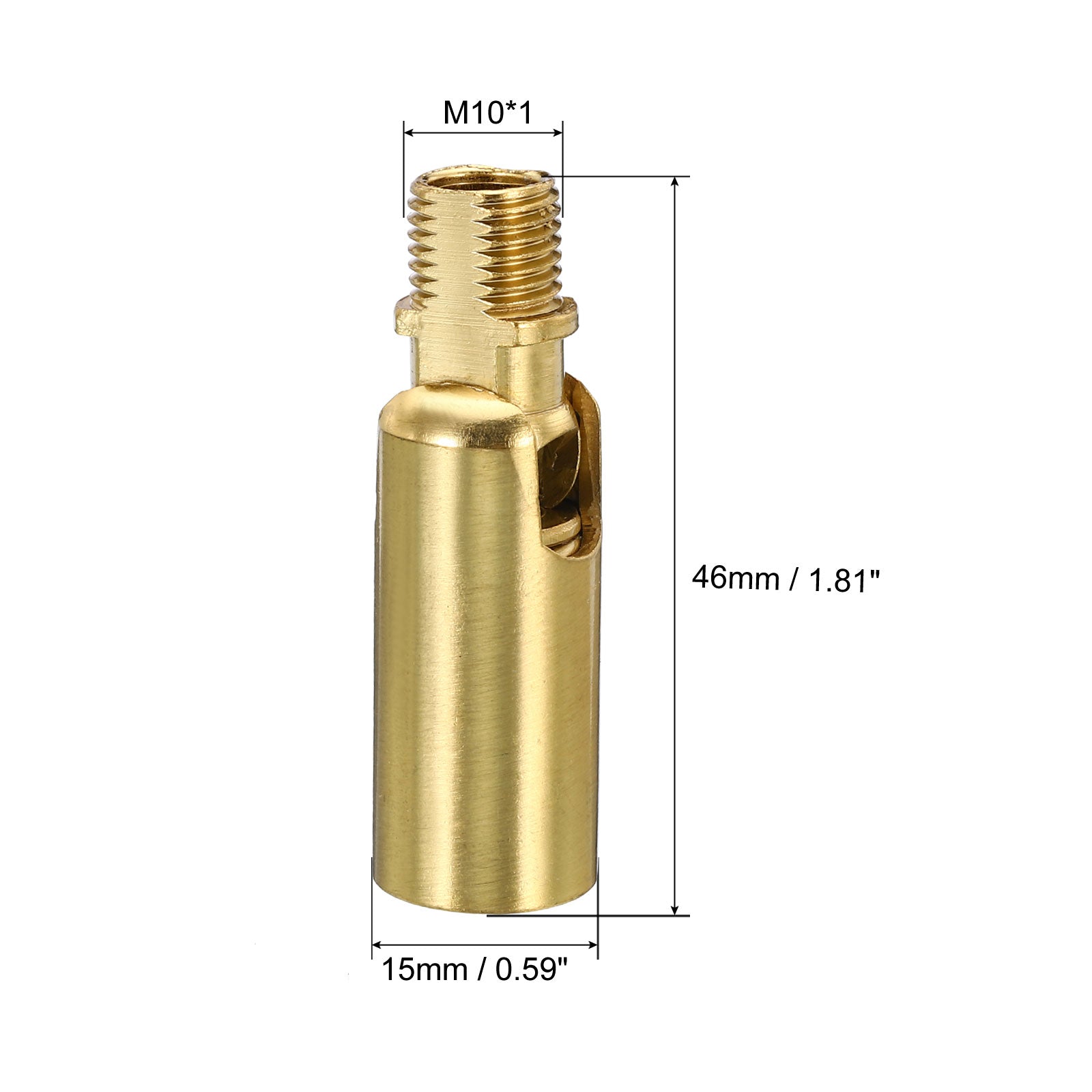 180 Degree Sloped Ceiling Light Adapter, 5 Pack M10 Thread Copper ...