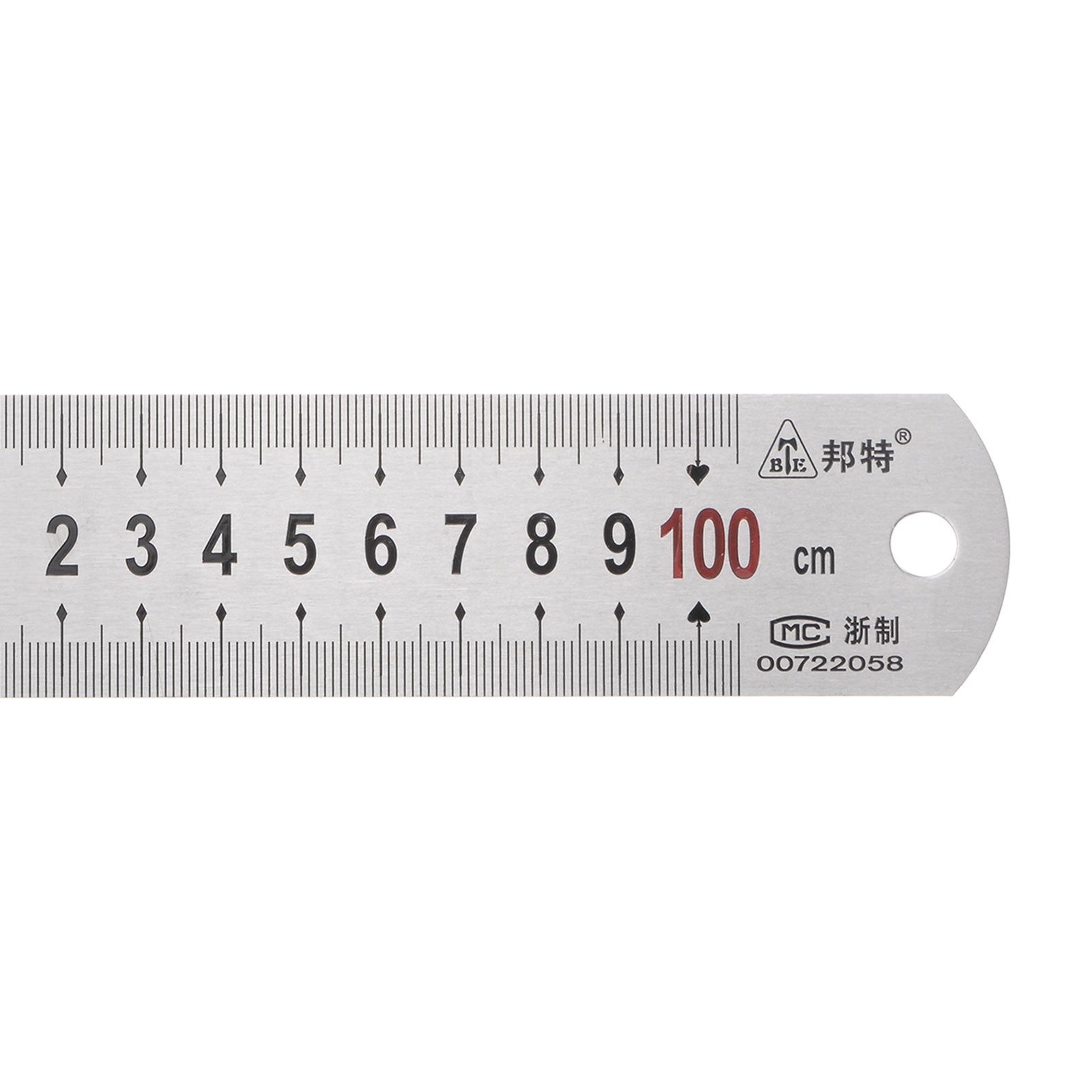 Stainless Steel Ruler 40-inch/100cm Metal Rulers 1.5" Wide 1.5mm Thick ...