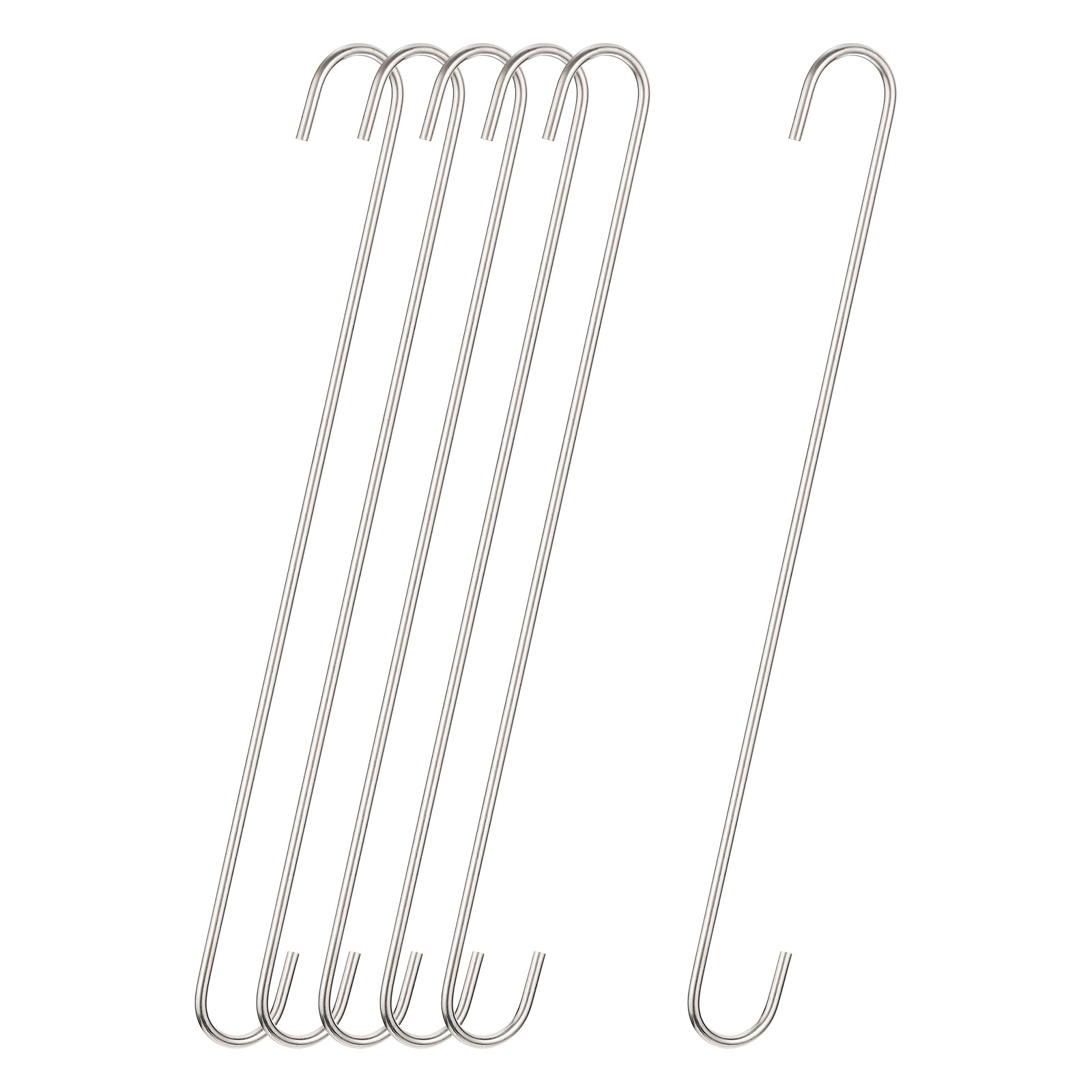 Uxcell S Hanging Hooks, 16inch(400mm) Extra Long Steel Hanger, Indoor ...