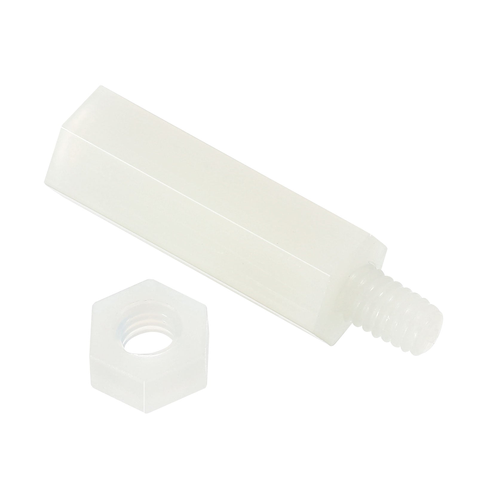 M4 Standoff Screws 40 Pack Nylon Hex PCB Standoffs Nuts (20mm+6mm ...