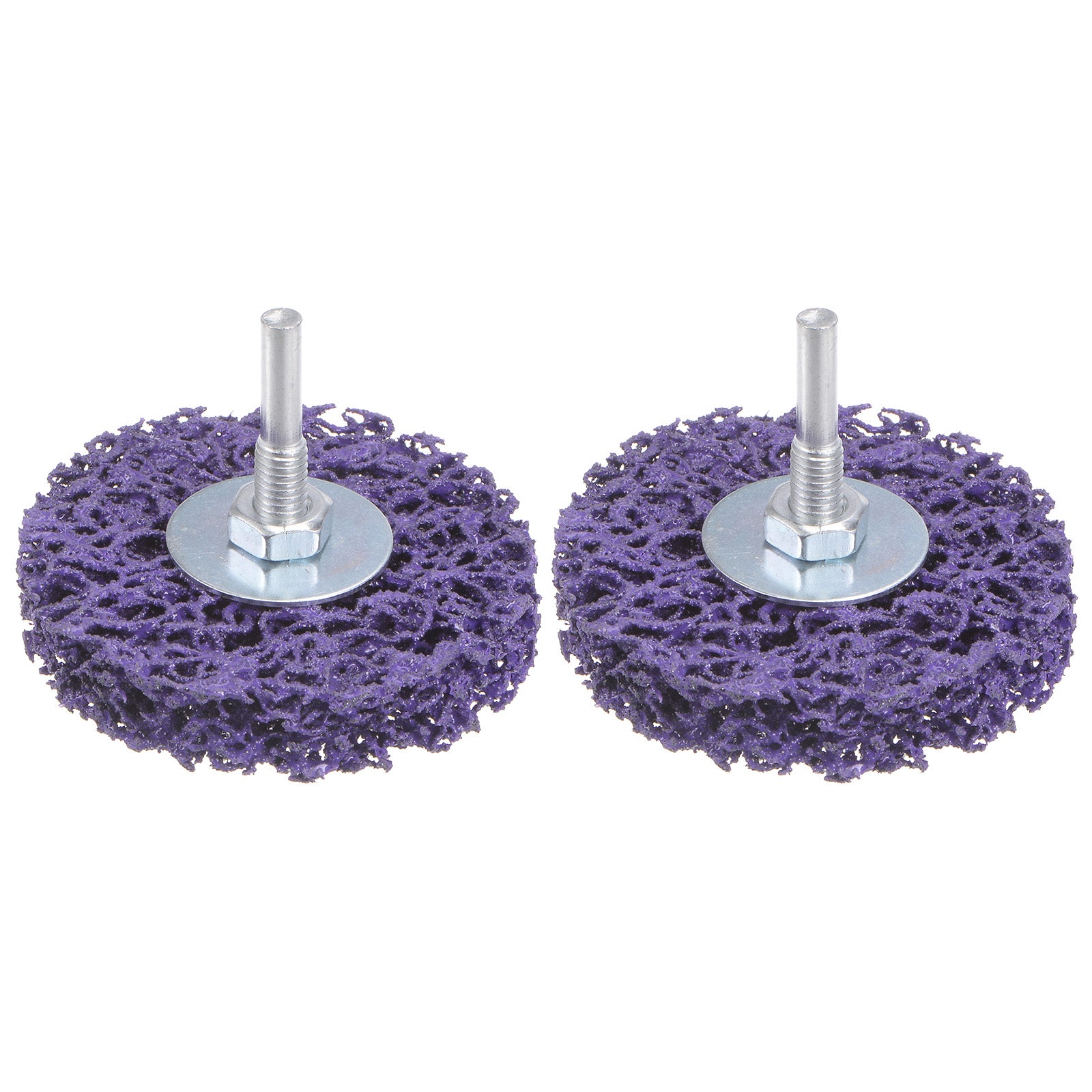 2pcs Strip Wheel Stripping Wheels 3"x1/2"x1/4" Shaft for Angle Grinder ...