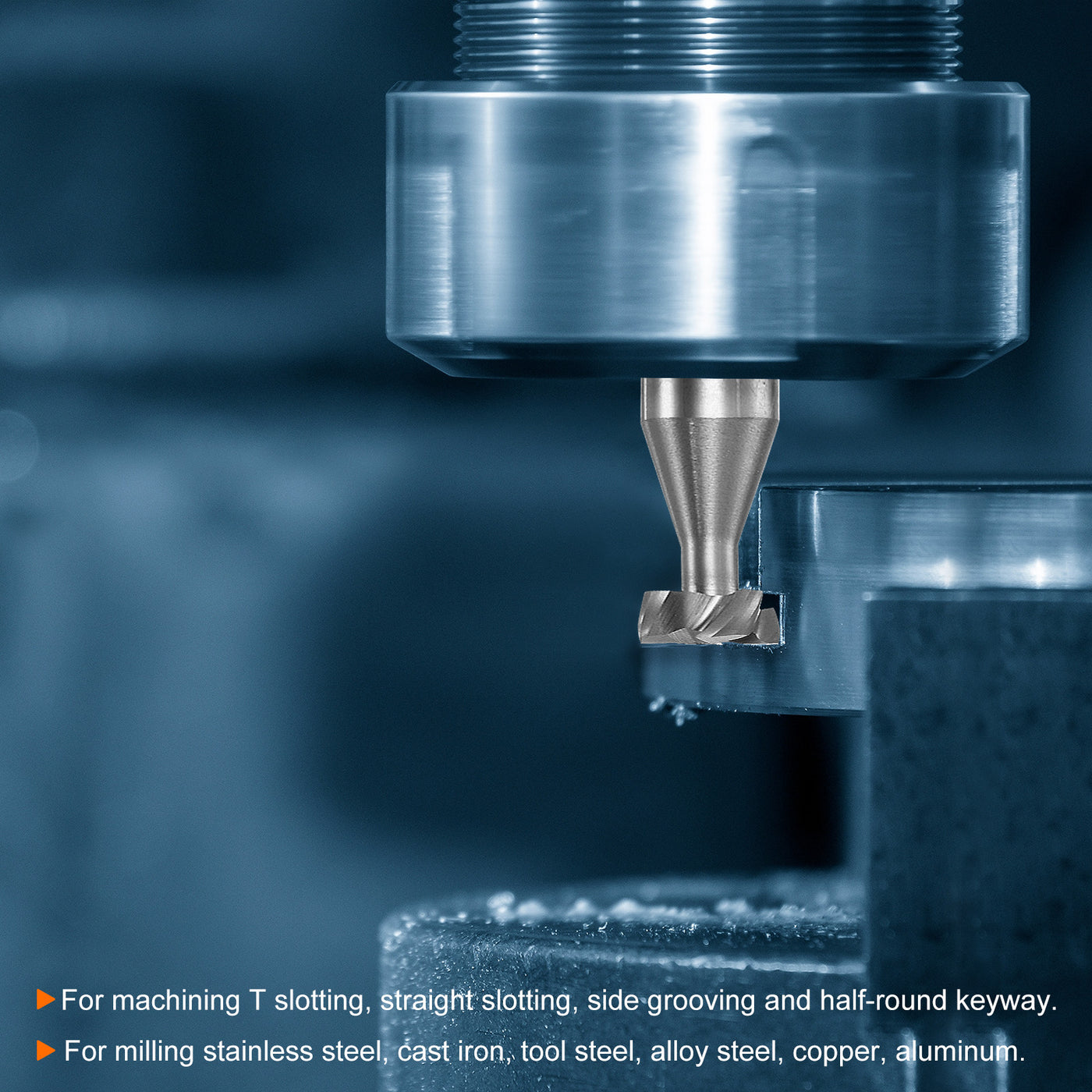 3mm x 1.5mm Solid Carbide 4 Flutes T Slot End Mill Cutter for Aluminum ...