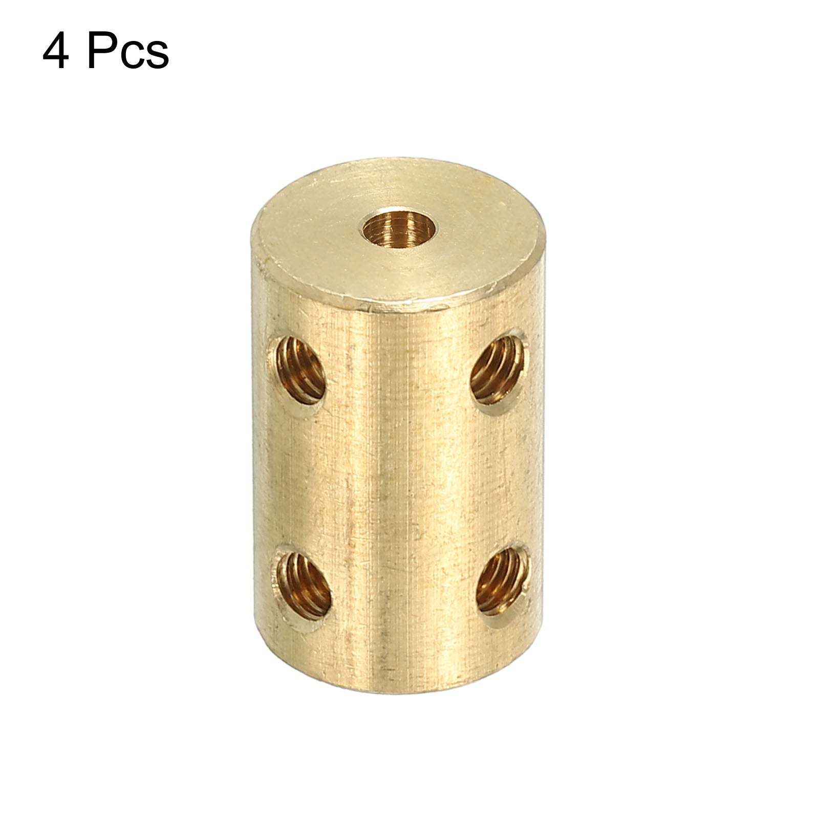 Shaft Coupler L22 x D14 4mm to 5mm Bore Rigid Coupling W Screw 4Pcs ...