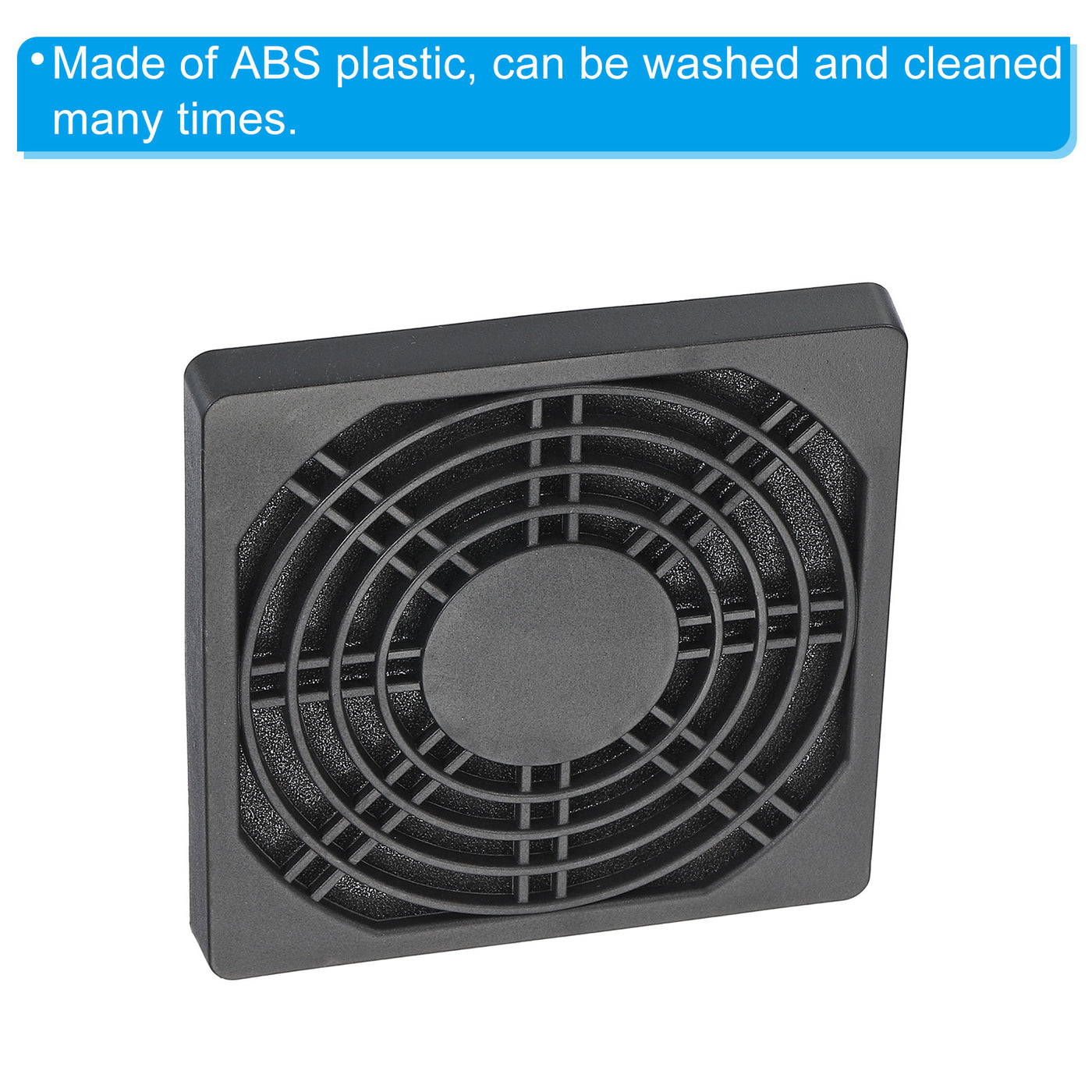 92mm Cooling Fan Filter with Screw, 2 Pack ABS Ventilator Grill Guard ...