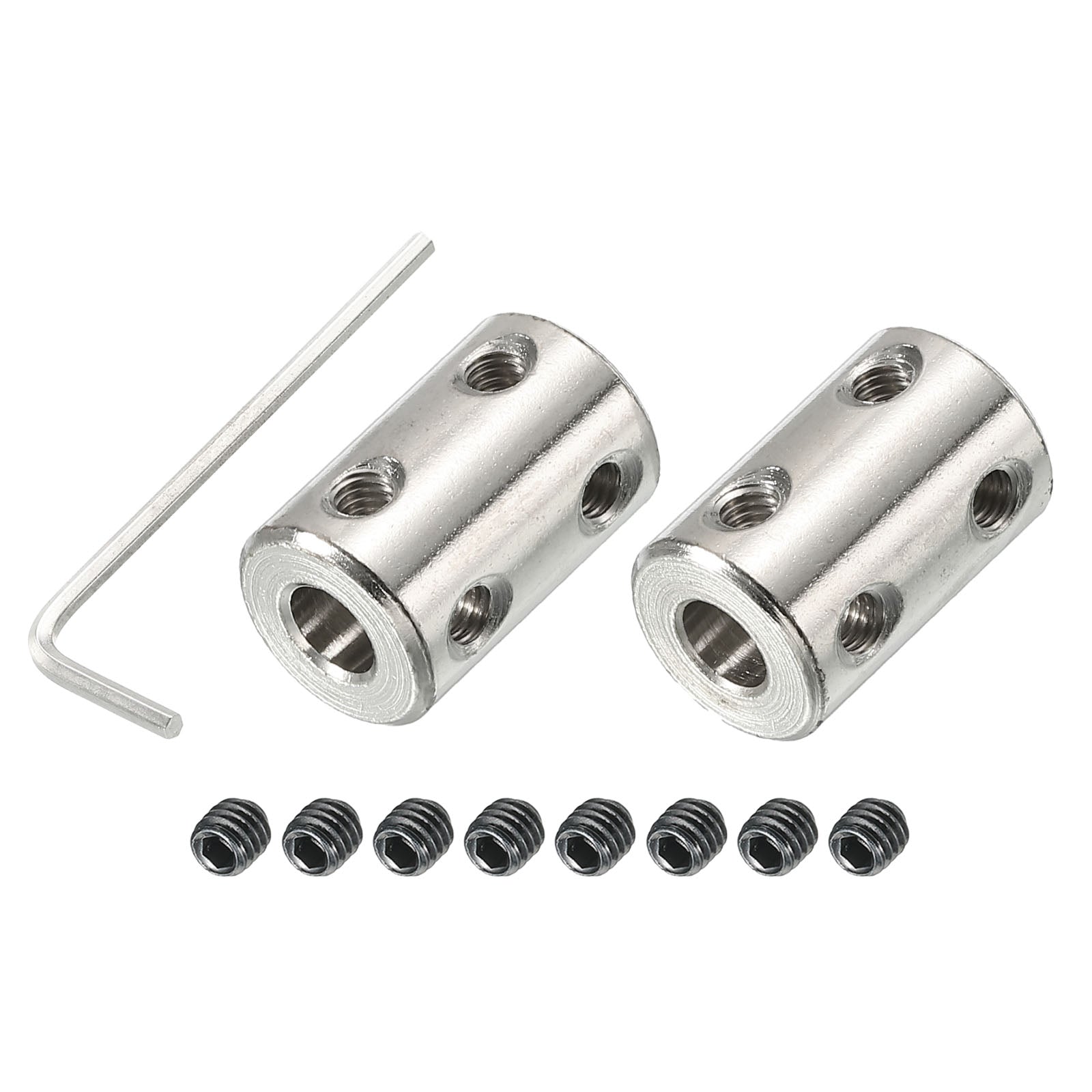 Shaft Coupler Connector L22 x D14 6mm to 6mm Bore Rigid Coupling ...