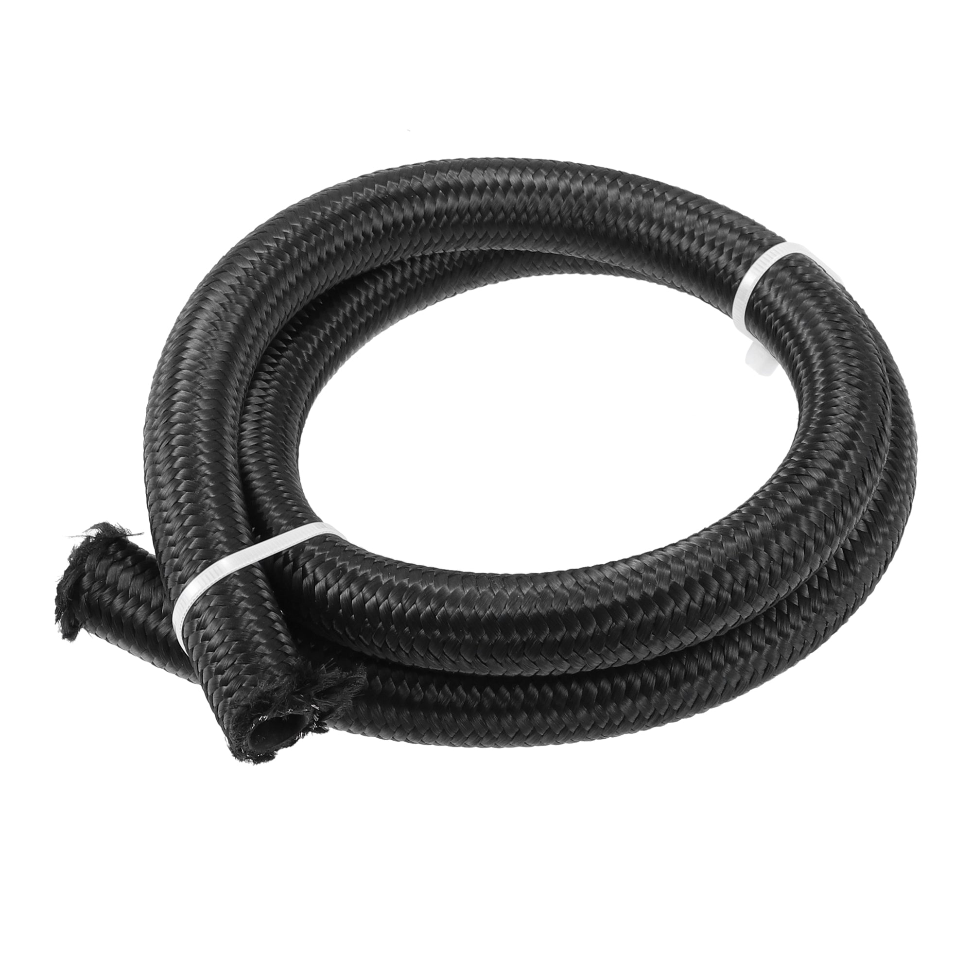 3ft 10AN Fuel Hose AN10 Universal Car Braided Nylon Stainless Steel CPE ...