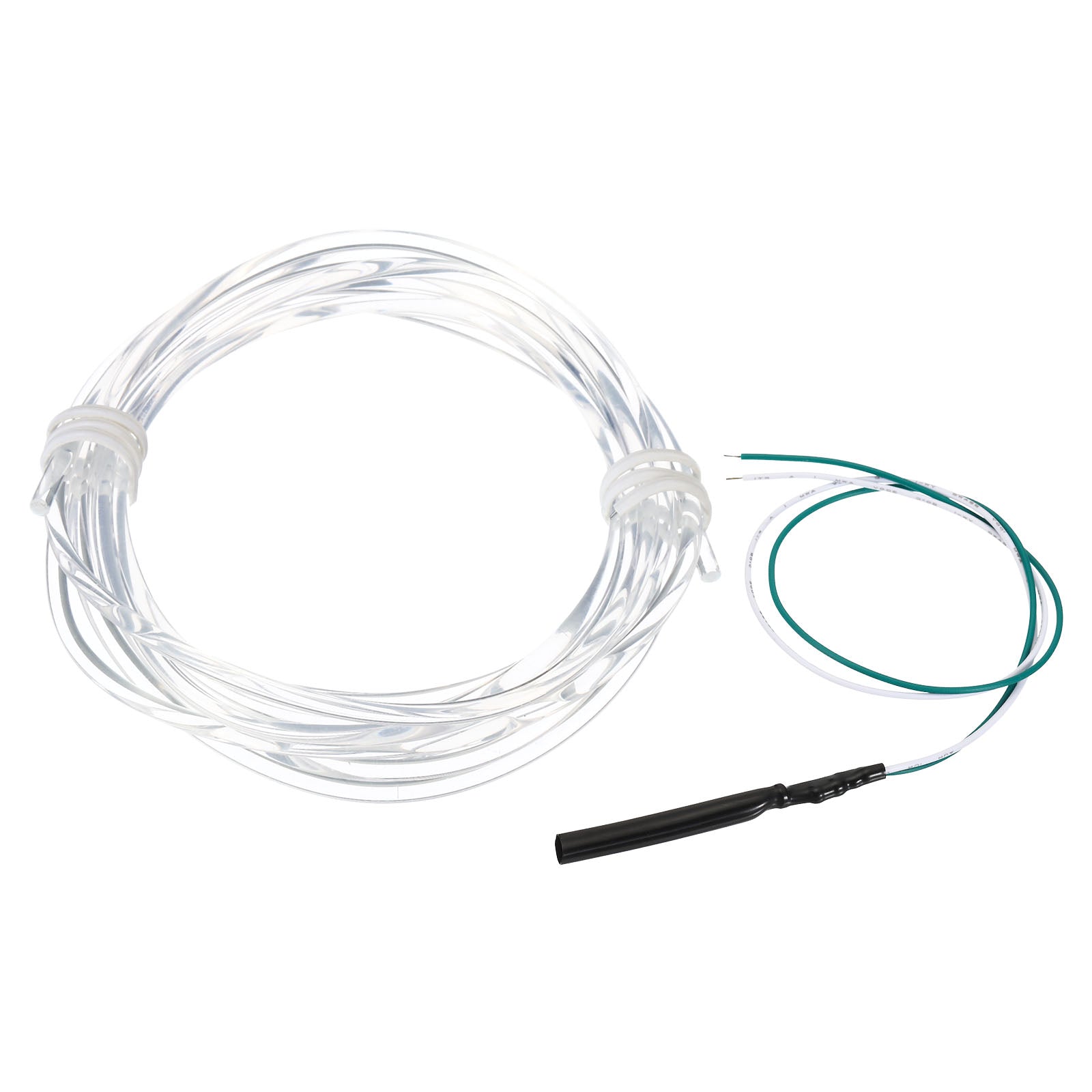 2.5mm 2m PMMA Side Glow Fiber Optic Cable Kit with 12V 0.1W Testing LED ...