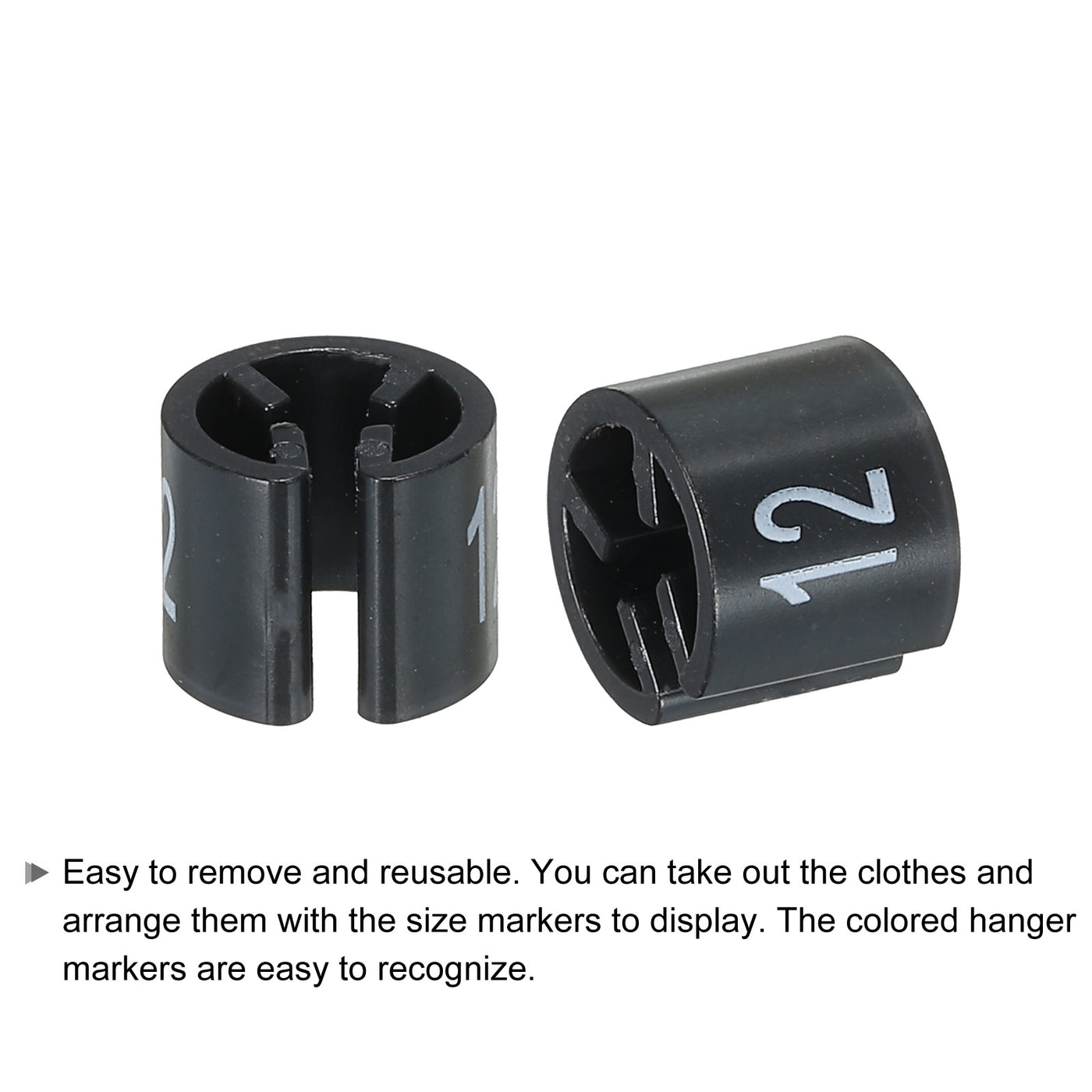 Clothes Hanger Marker Colored Hanger Sizer Garment Markers Tag (Number ...