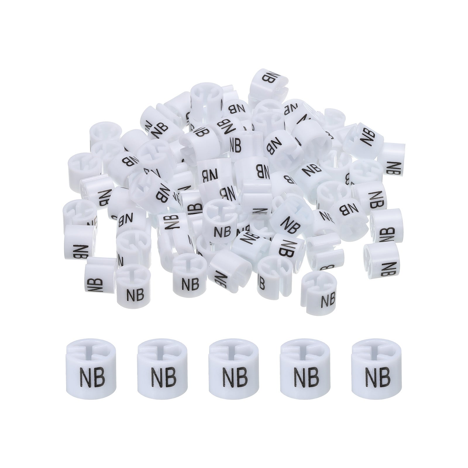 Clothes Hanger Marker (NB, White) Colored Hanger Sizer Garment Markers ...