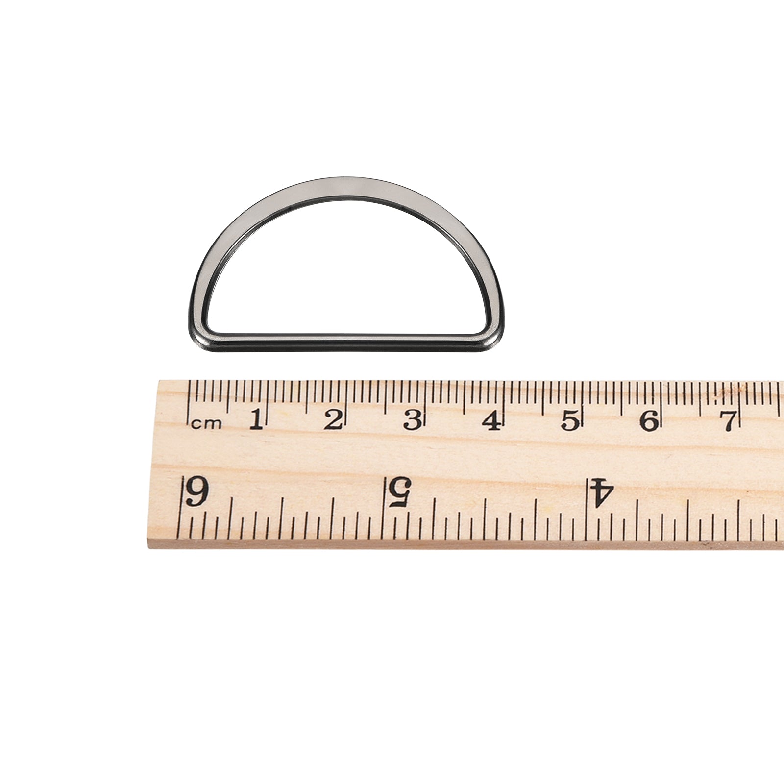 Uxcell Metal D-rings Buckle, 15pcs 35mm(1.38") 2.3mm Thick Welded D ...