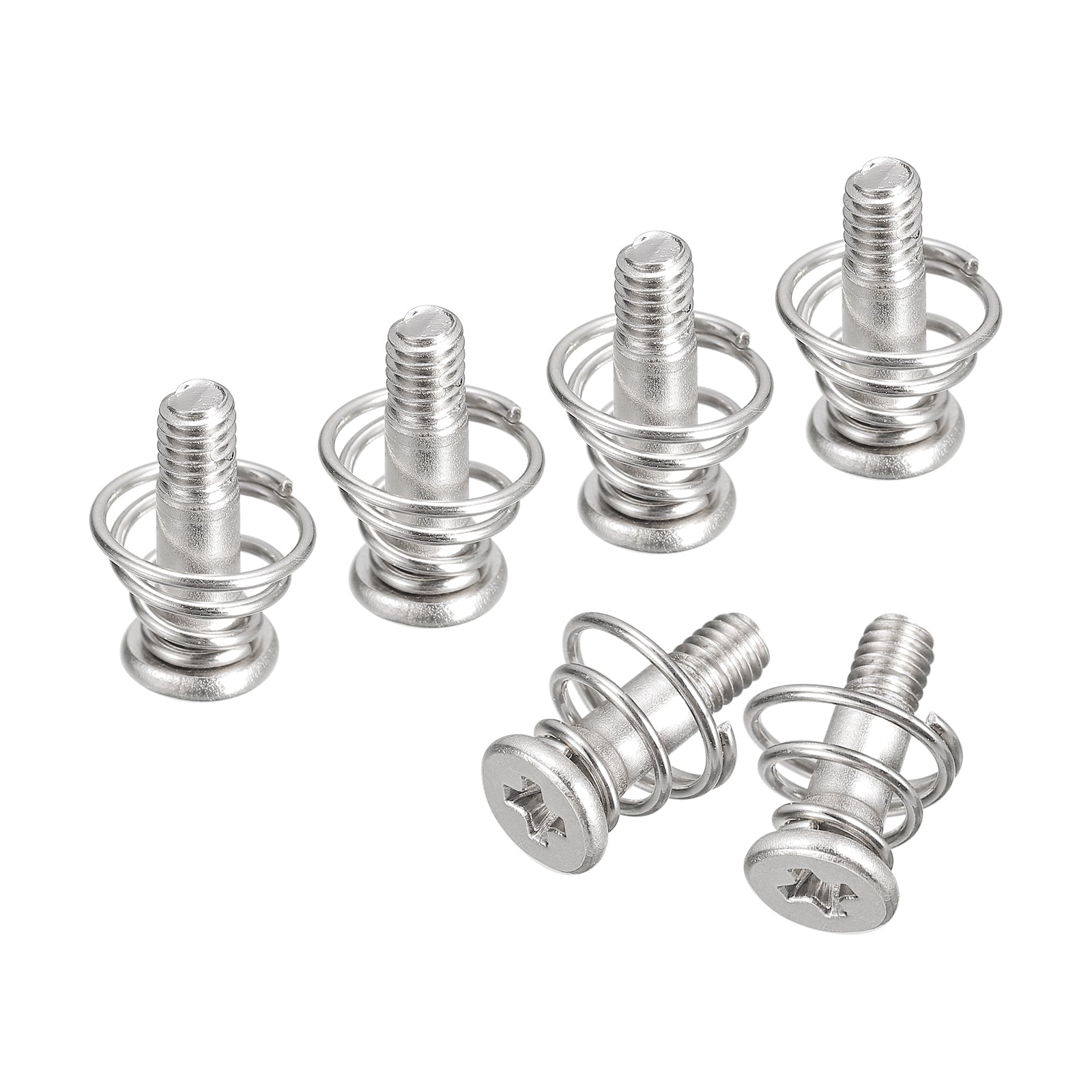 Uxcell Spring Screws, 10pcs M2.5x10mm 7mm Spring OD GPU Back Plate ...