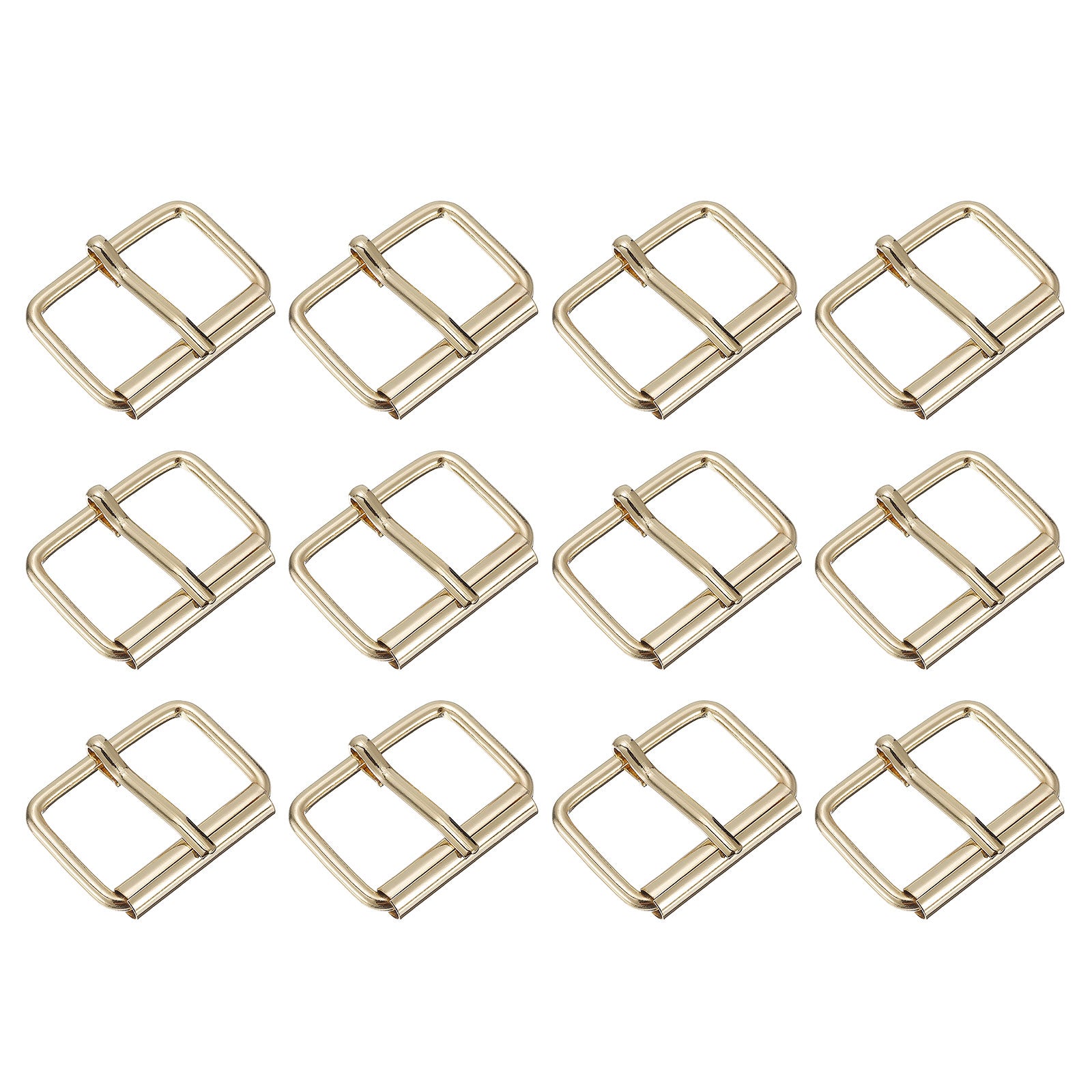 Uxcell Roller Buckles,Multi-Purpose Metal Adjustable Belt Pin Buckle ...