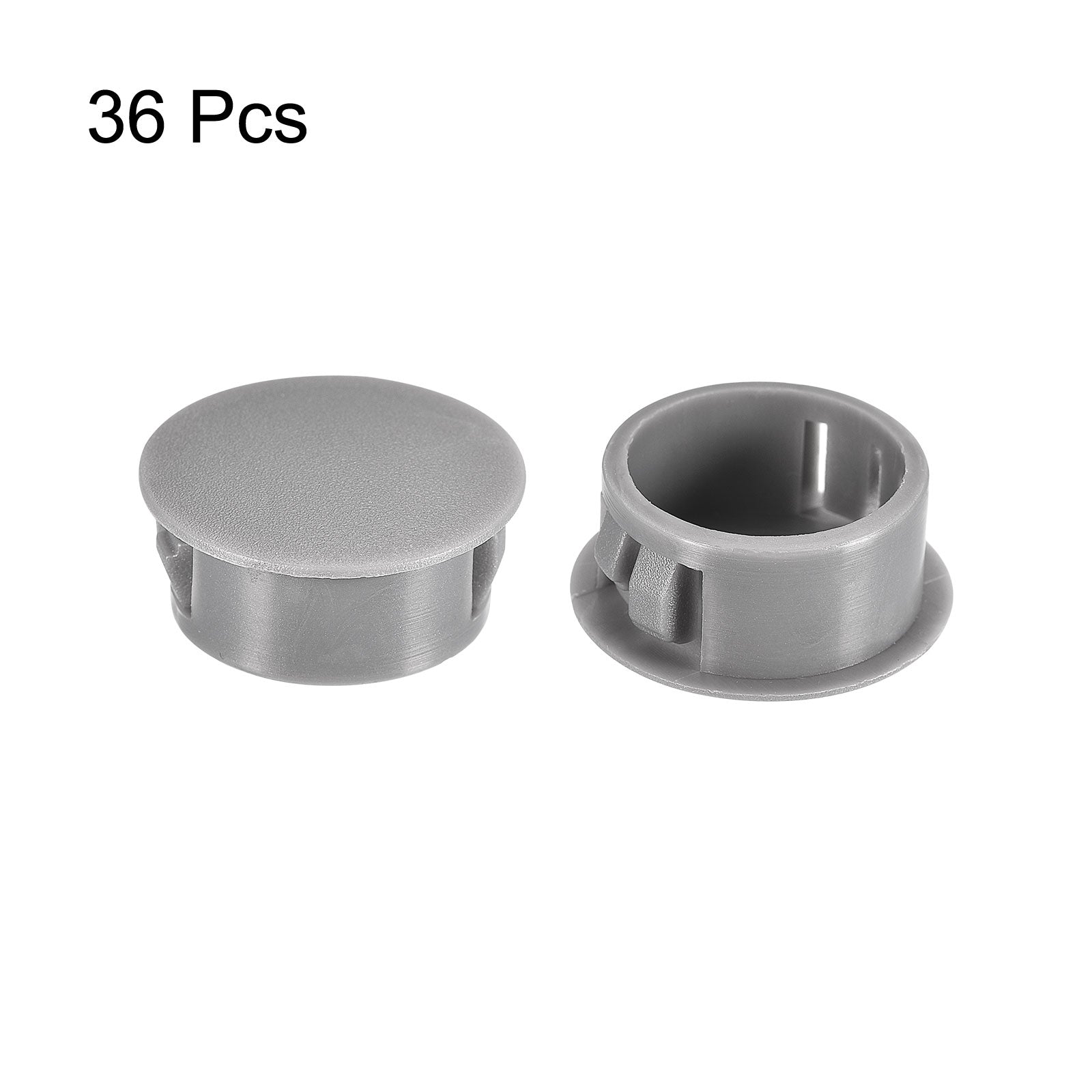 Uxcell 36Pcs 7/8" Plastic Hole Plugs Panel Flush Type Knockout Locking ...