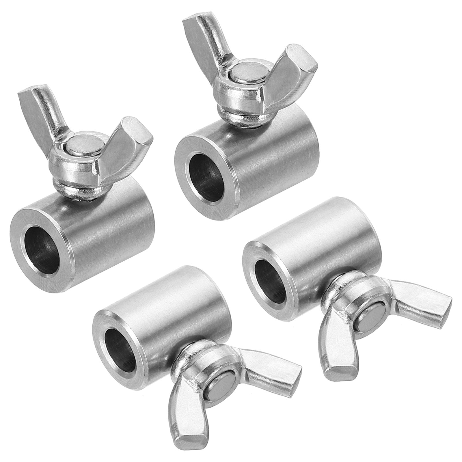 6mm Hand Screw Clamp, 4Pcs Single Hole Wire Fasteners Butterfly Screws ...