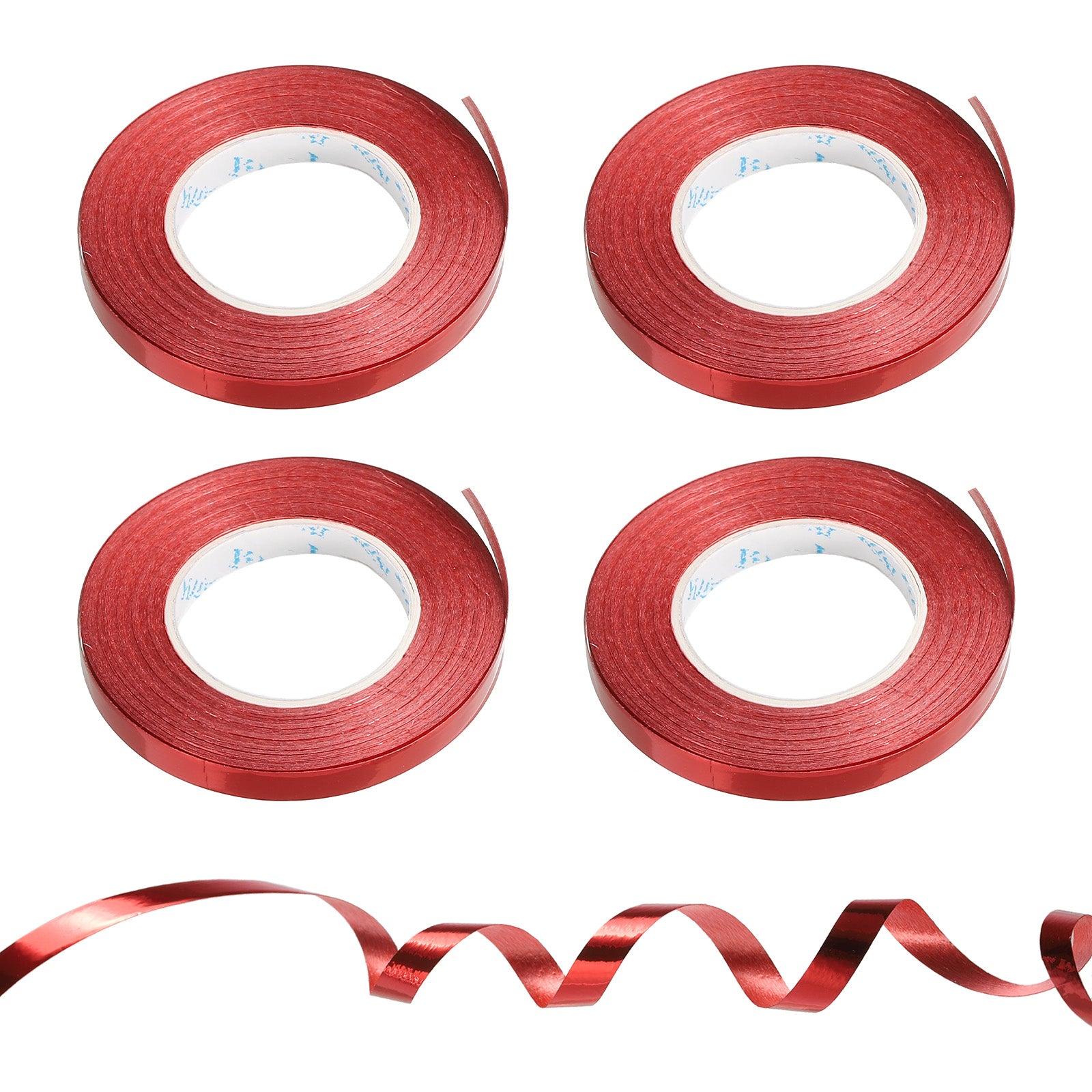 Curling Ribbon Crimped Balloon String Metallic 3/16" 11 Yards 4 Roll ...