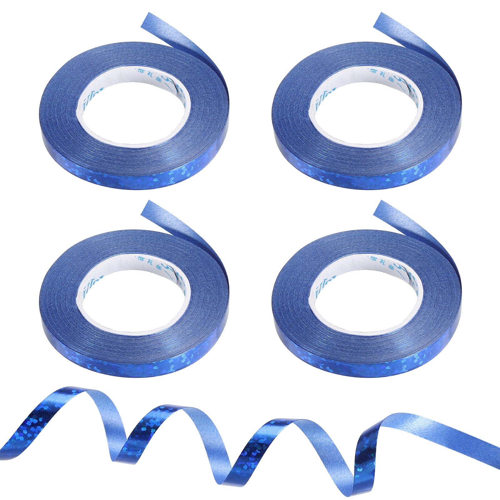 Curling Ribbon Crimped Balloon String 3/16" 11 Yards 4 Roll for Party ...