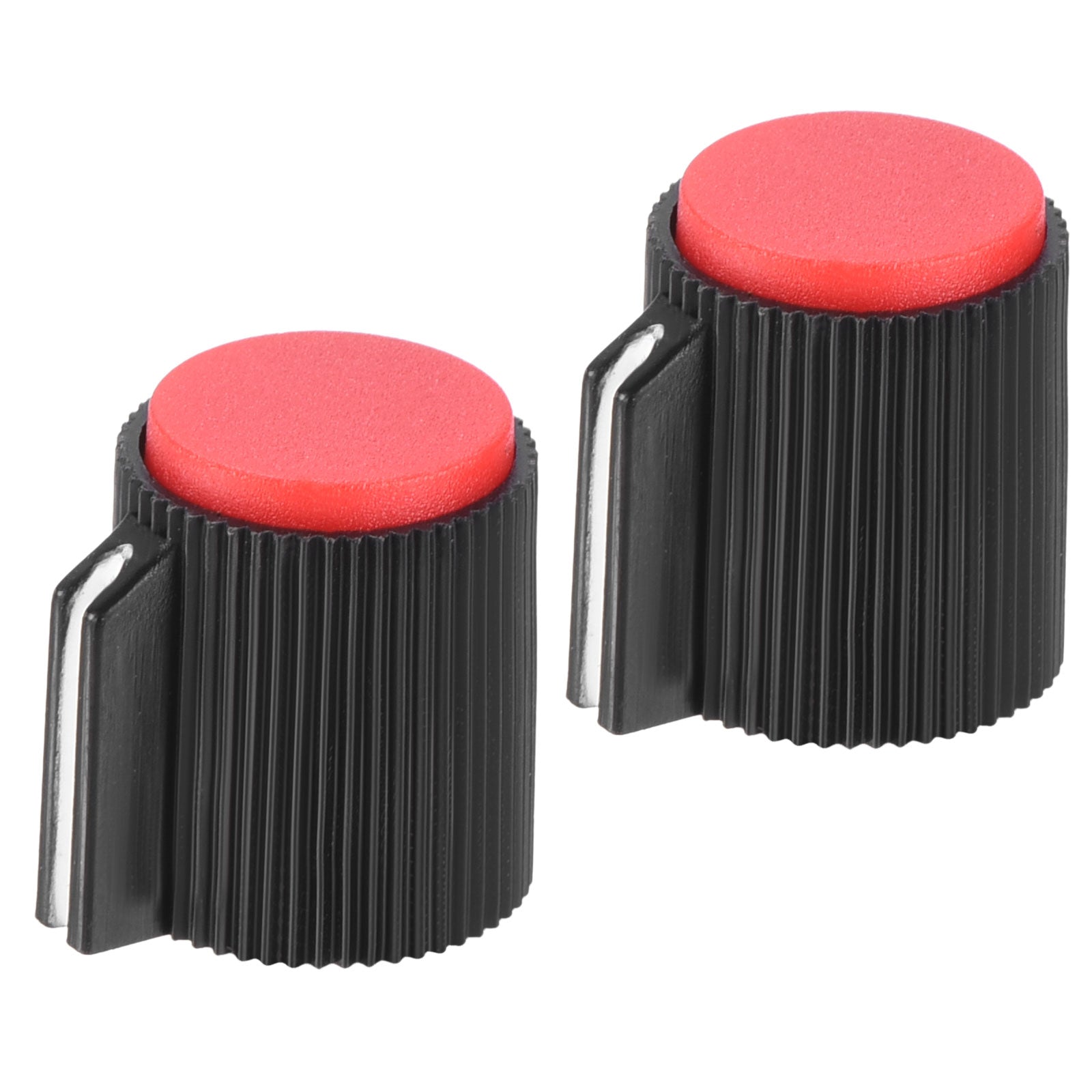 Potentiometer Knobs Bakelite 13x15.5mm 6mm Hole with 2 Set Screw Black ...