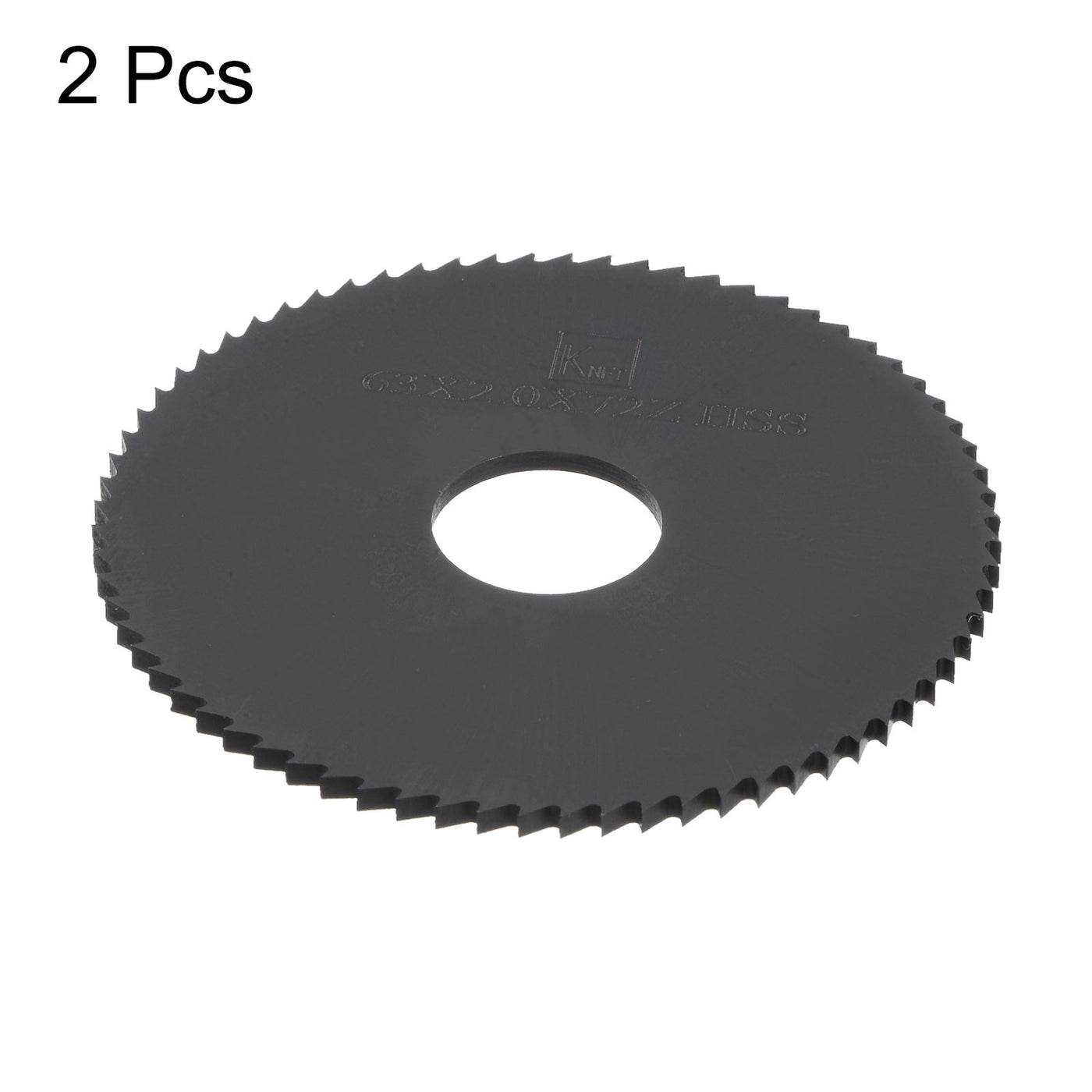 2pcs 63mm x 16mm x 2mm 72 Teeth Nitride Coated Circular Saw Blades ...