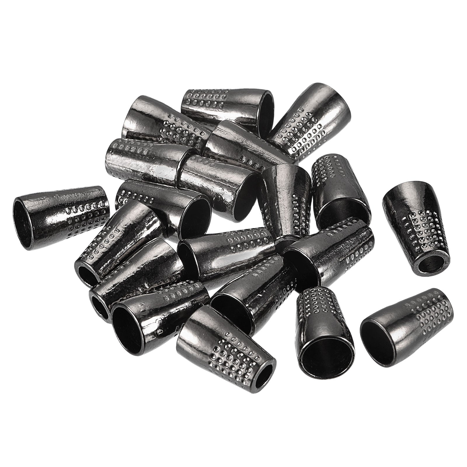 20pcs Bell End Stopper, Alloy Conical Bells Cord Rope Ends Lock ...