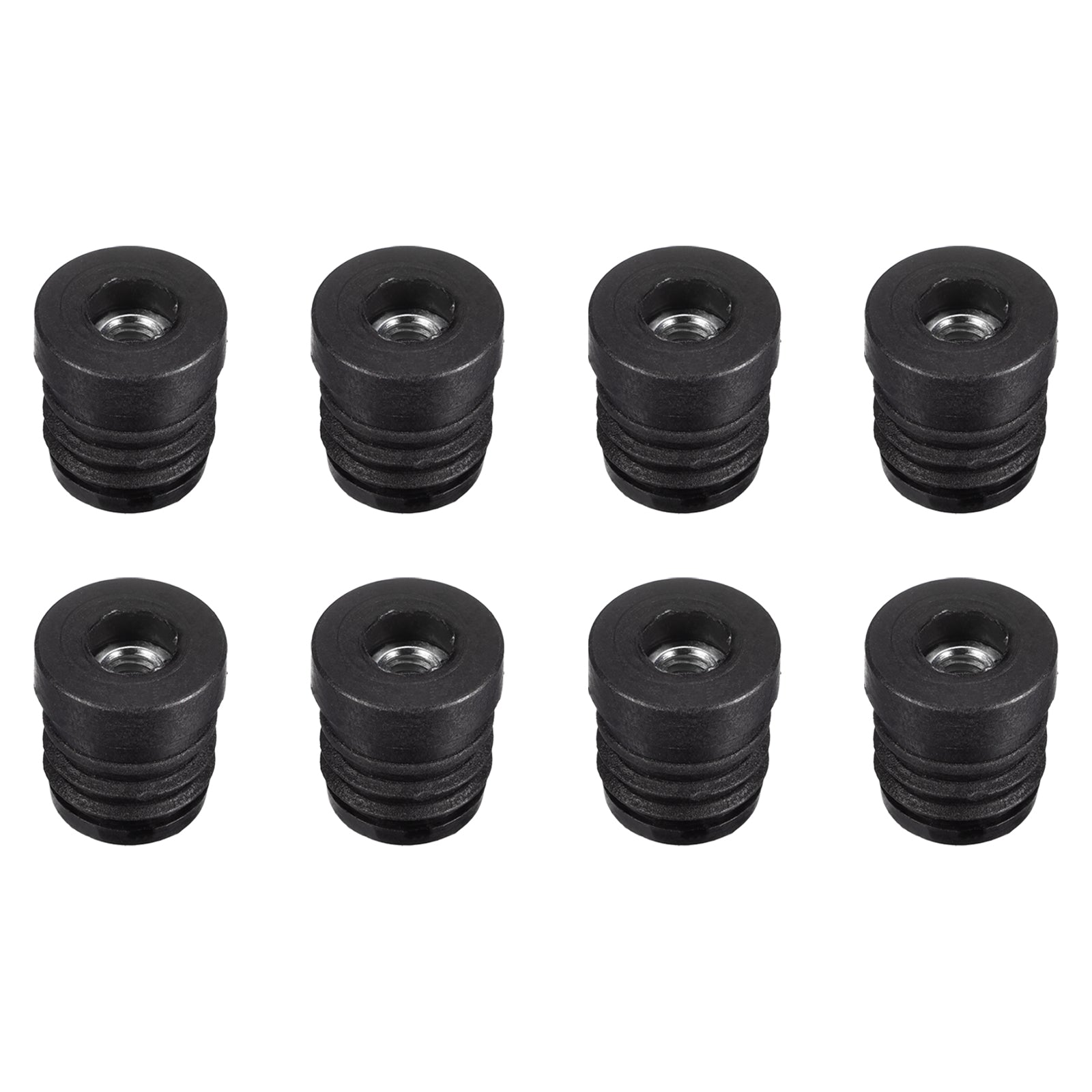 Uxcell 8Pcs 19mm/0.75" Caster Insert with Thread, Round M6 Thread for ...