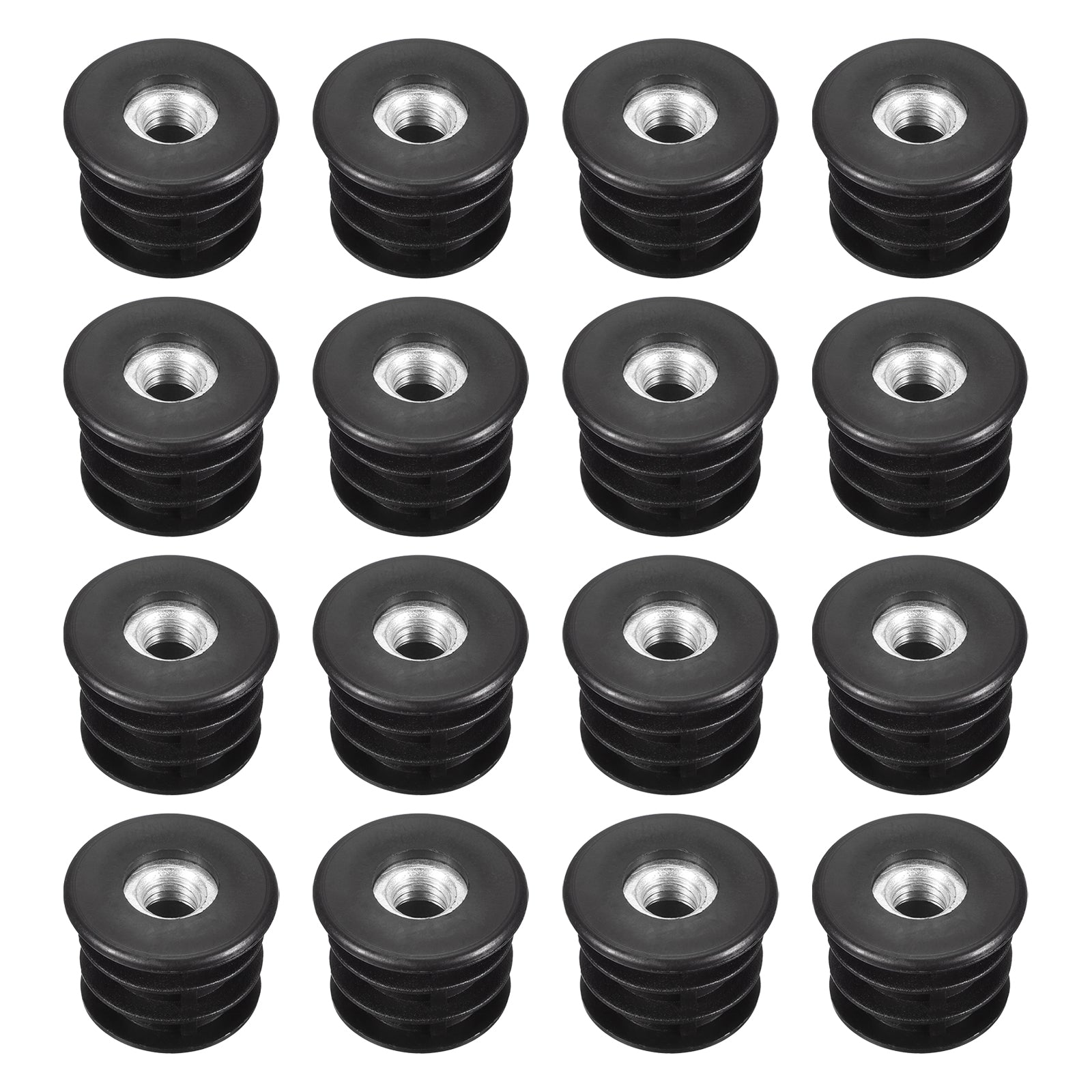 Uxcell 24Pcs Caster Insert with Thread, 25mm/0.98" M8 Thread for ...