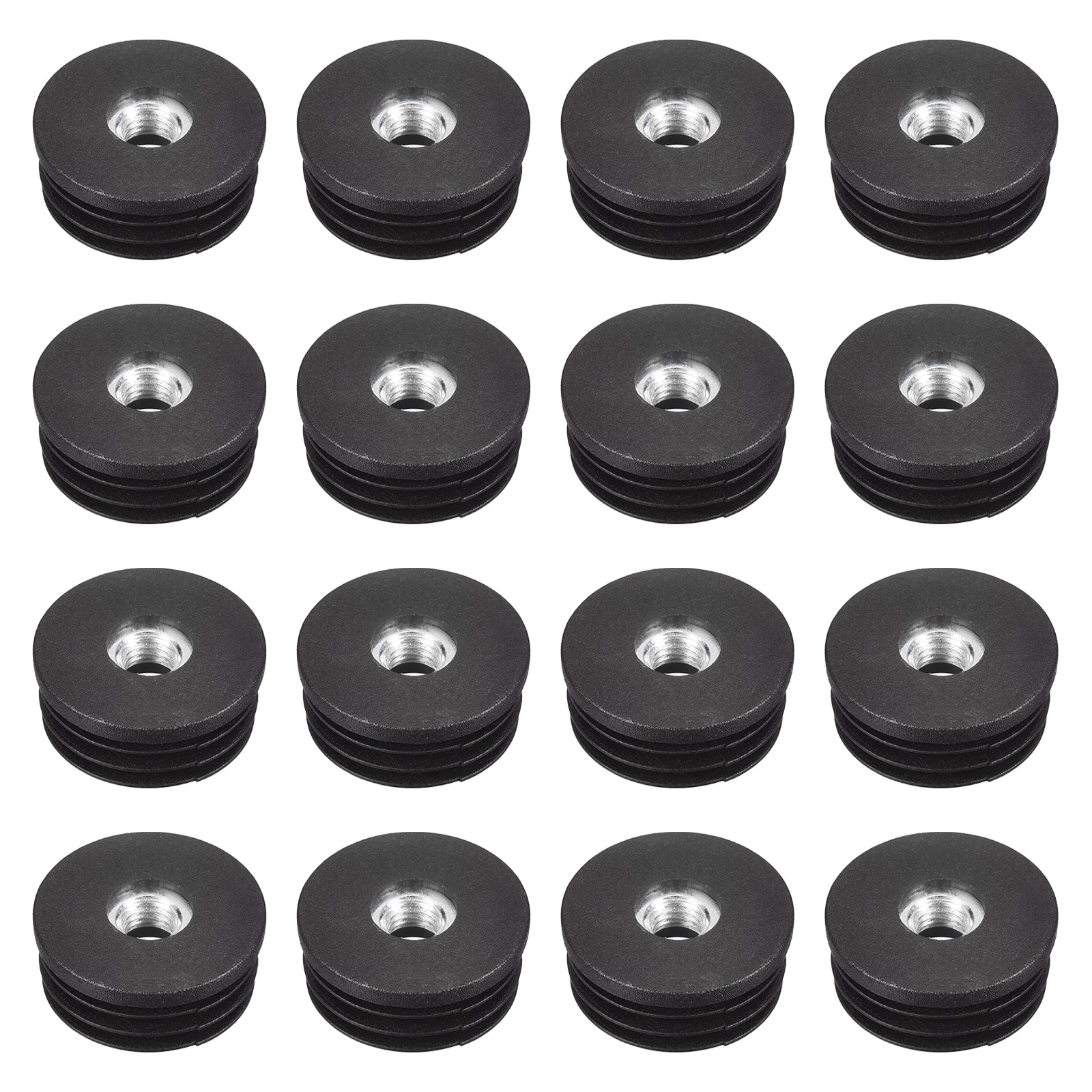 Uxcell 24Pcs Inserts for Round Tubes with M8 Thread, for 32mm/1.26" OD ...