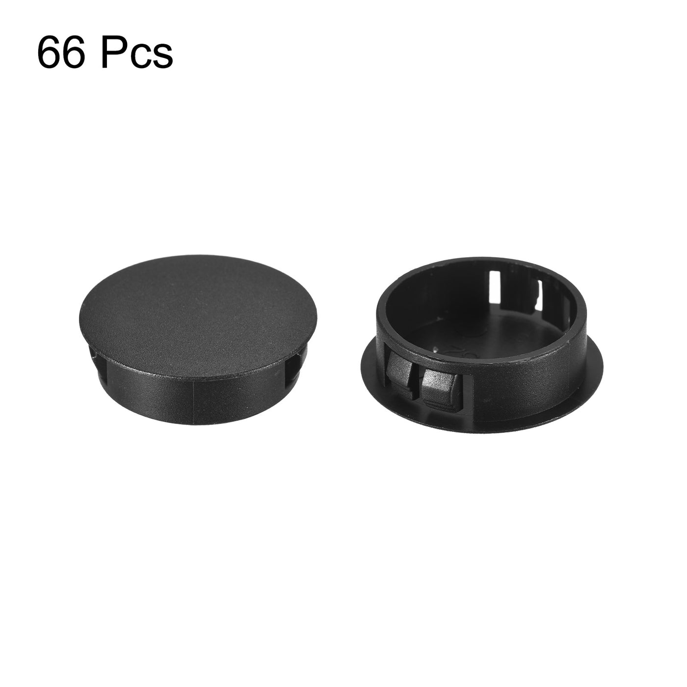 Uxcell 66Pcs 1-1/4" Plastic Hole Plugs Panel Flush Type Knockout ...