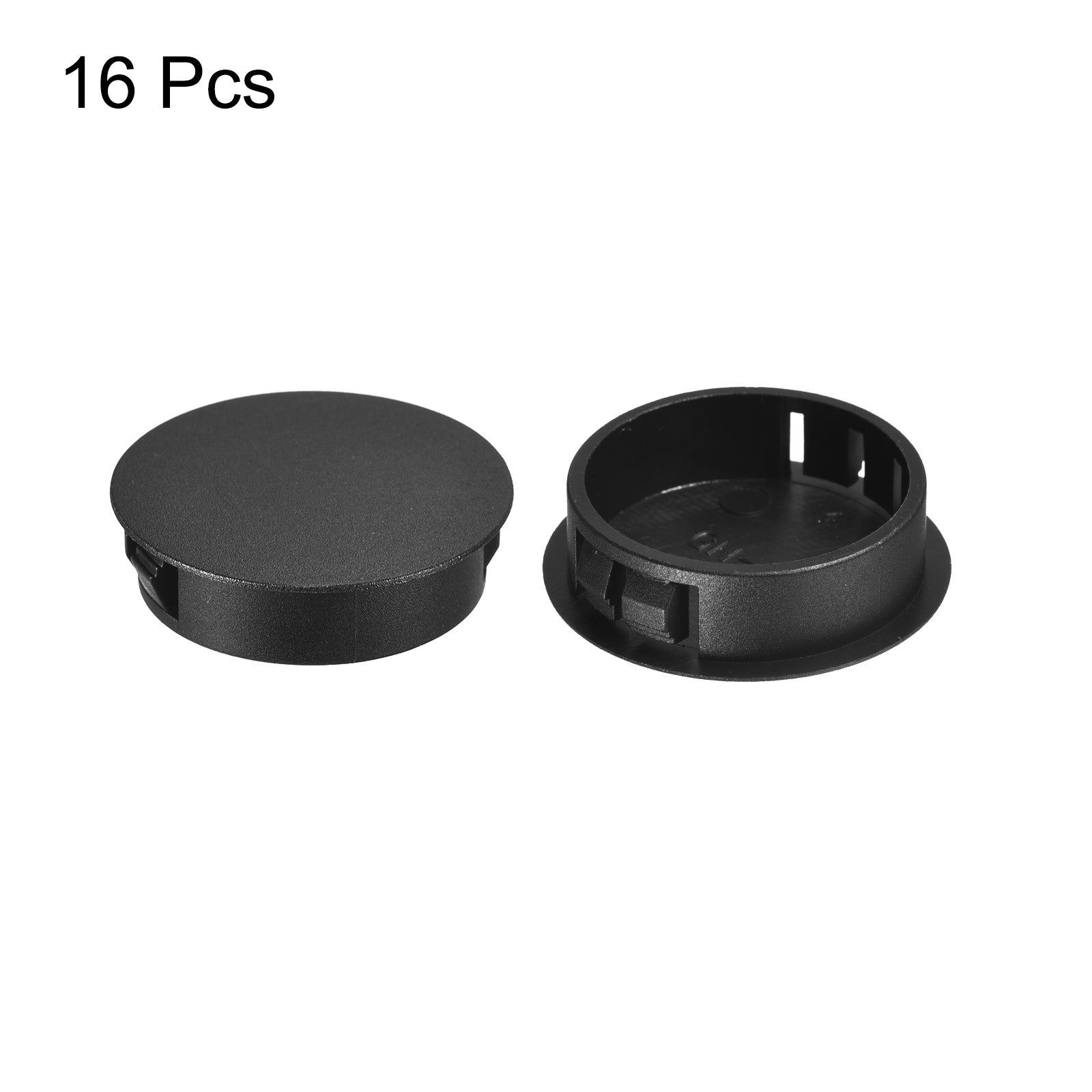 Uxcell 16Pcs 1-3/8" Plastic Hole Plugs Panel Flush Type Knockout ...