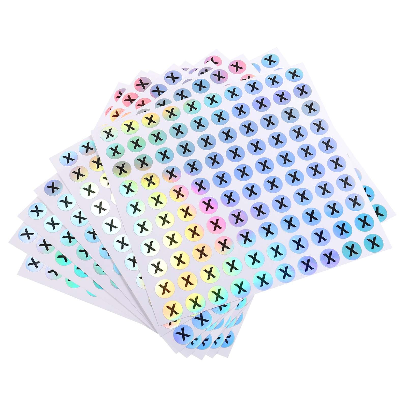 Laser Capital Letter Stickers, Alphabet x Round Self-Adhesive ...