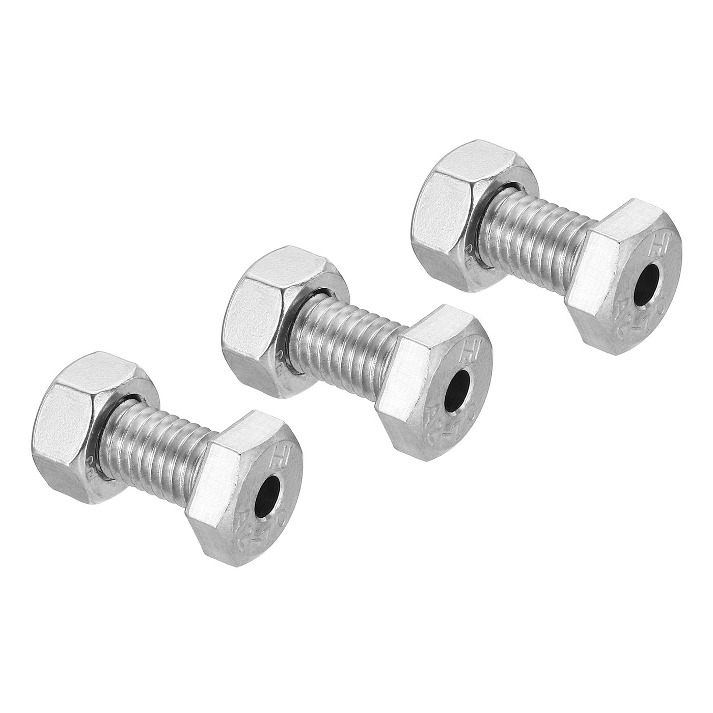M10x25mm Hollow External Hexagon Screw, 3 Set Cylindrical Lamp ...