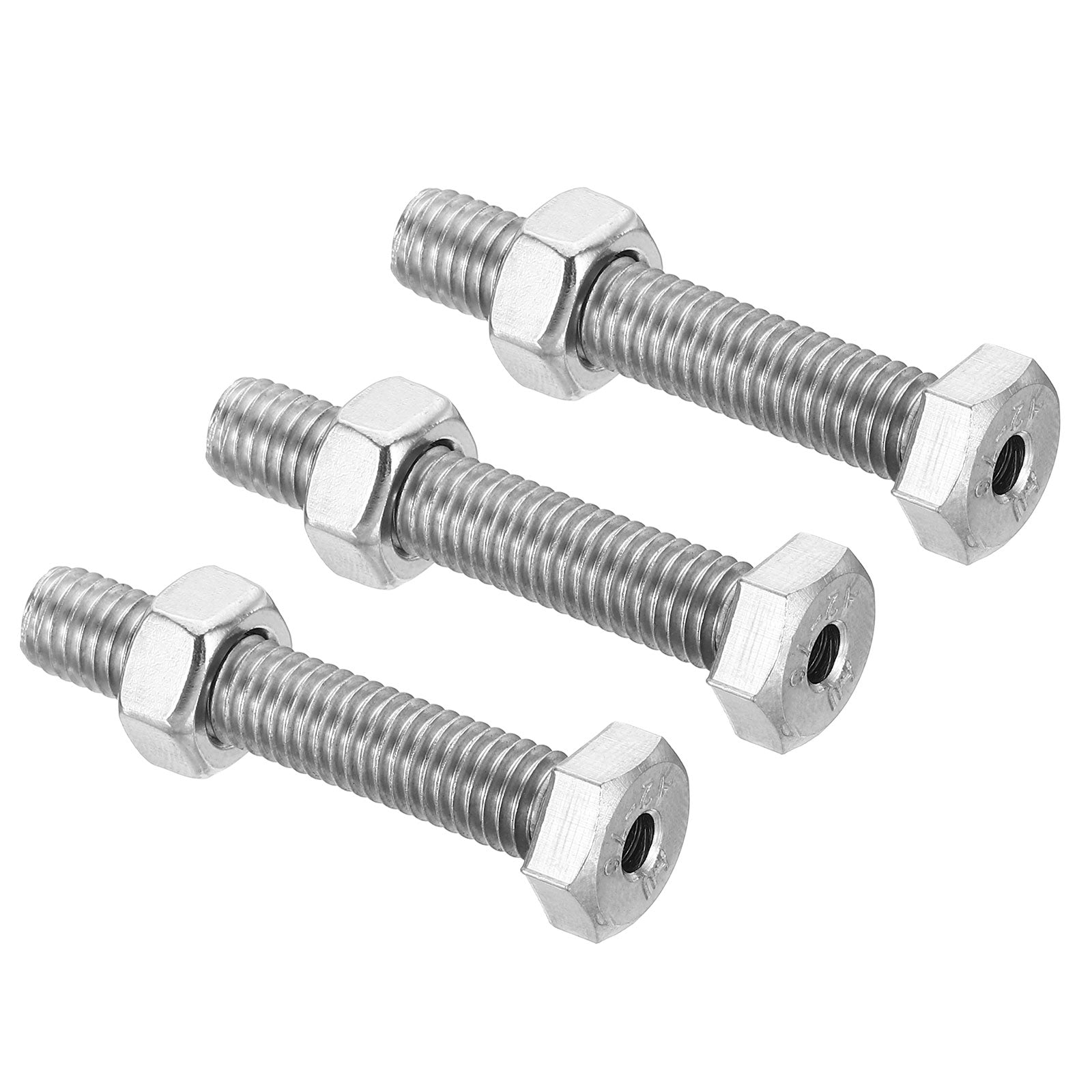 M8x45mm Hollow External Hexagon Screw, 3 Set Cylindrical Lamp Threading ...