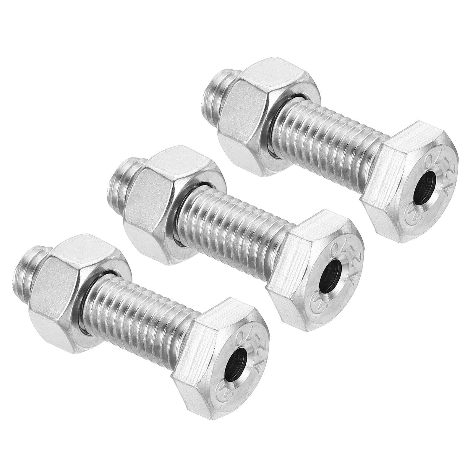 M10x35mm Hollow External Hexagon Screw, 3 Set Cylindrical Lamp ...